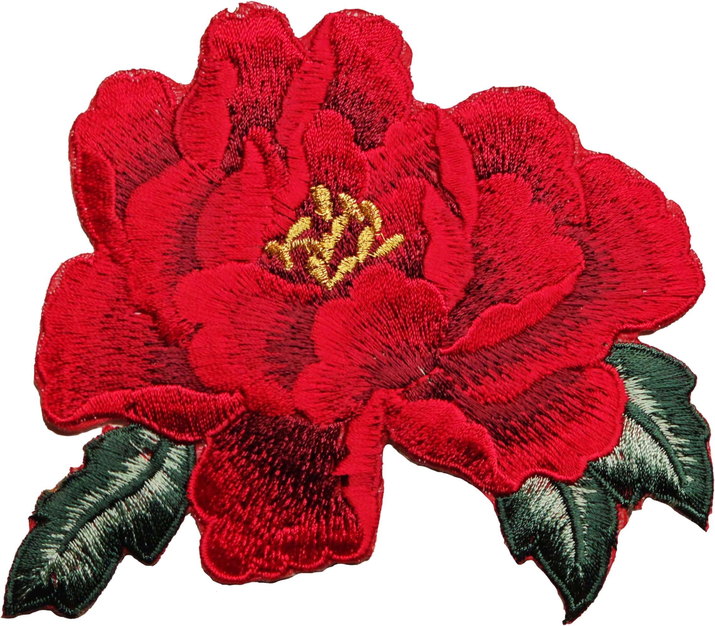 Amazon.com: Rose Patch Hachikiko Iron On Embroidered Patch, Cool ...