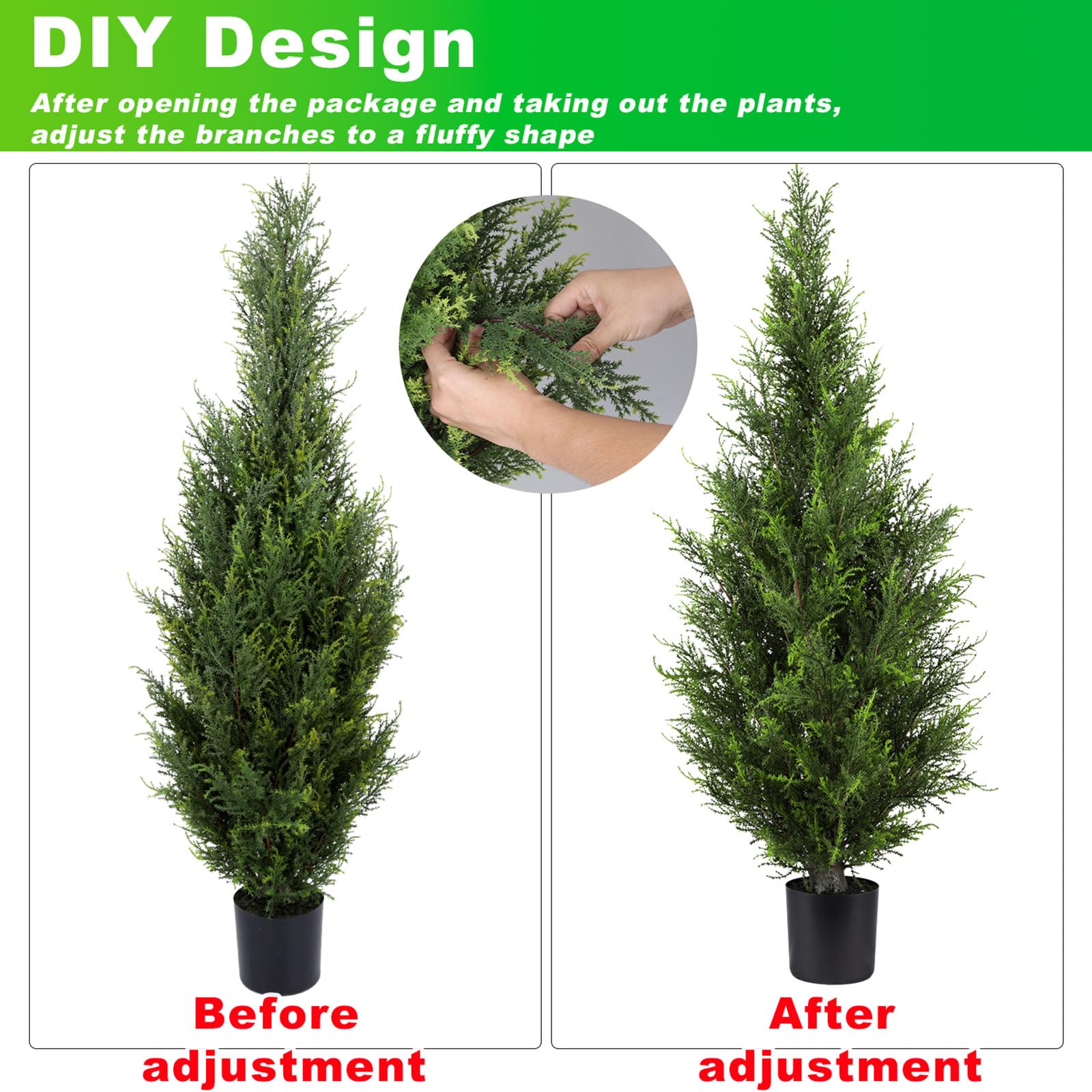 Artificial Cedar Tree Branches Bring Nature Indoors With Premium Cedar