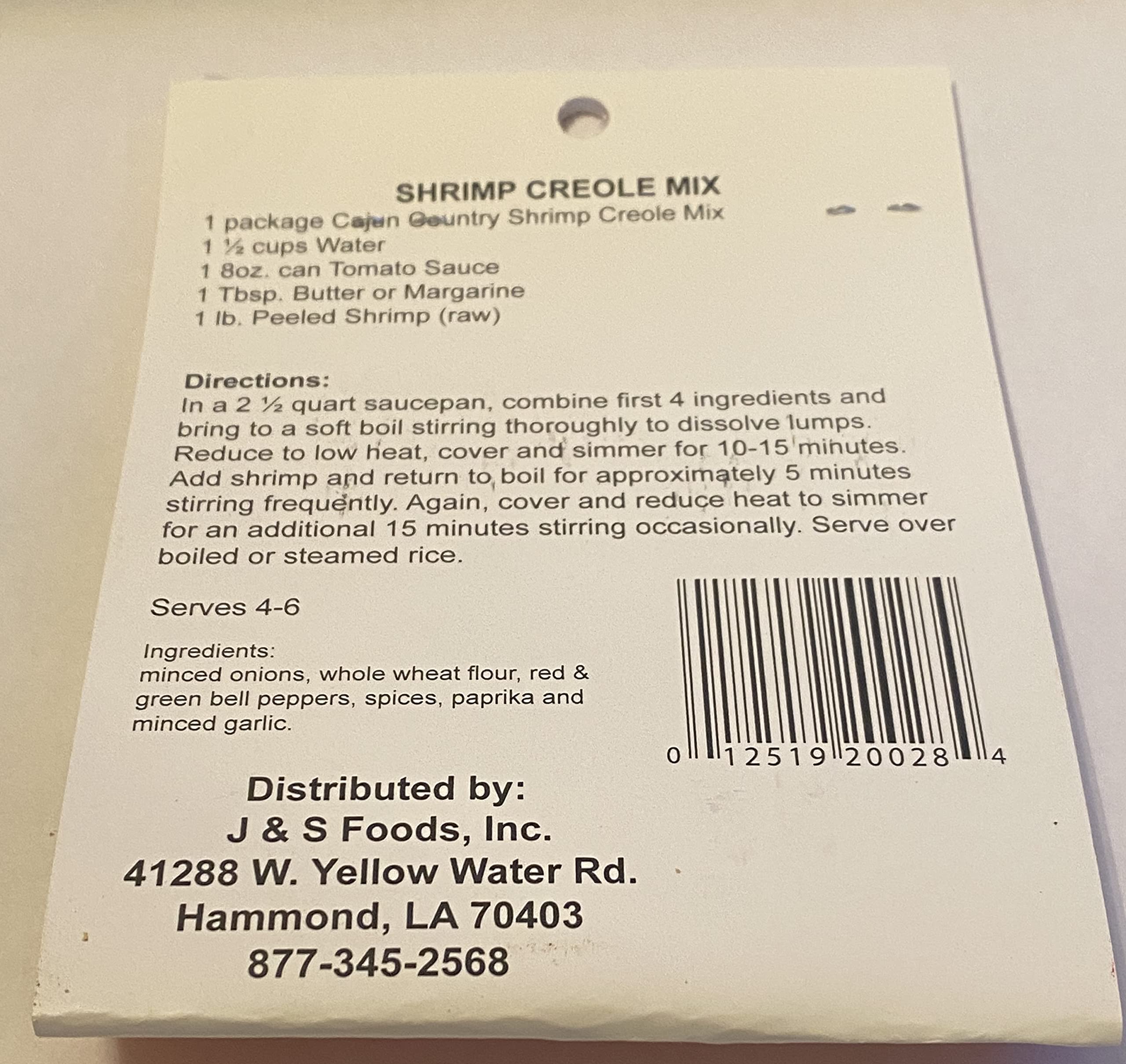 Snapklik.com : Cajun Country Shrimp Creole Mix, 1 Ounce Packet