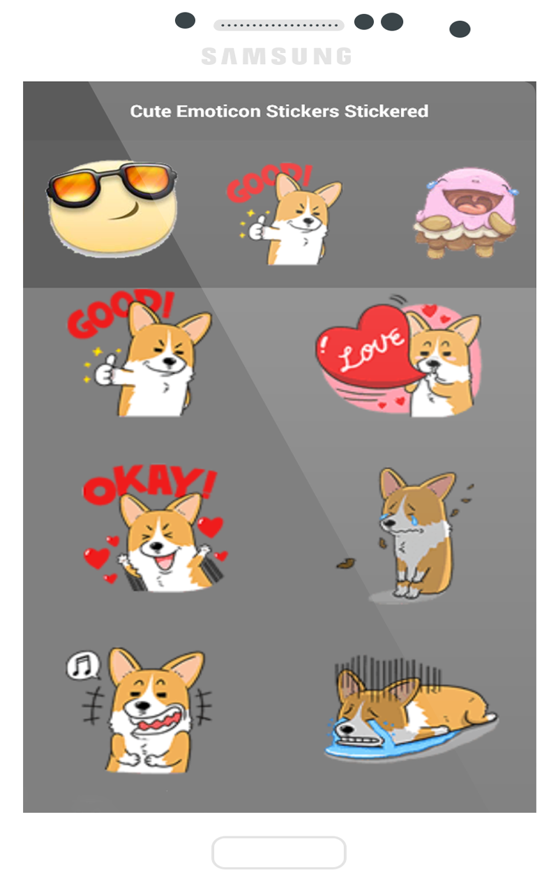 Cute Emoticon Stickers Stickered - App on Amazon Appstore
