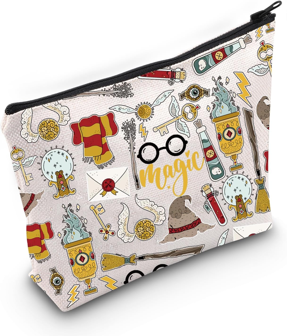 WZMPA Magic Wizard Cosmetic Makeup Bag Magic Movie Inspired Gift Wizard ...
