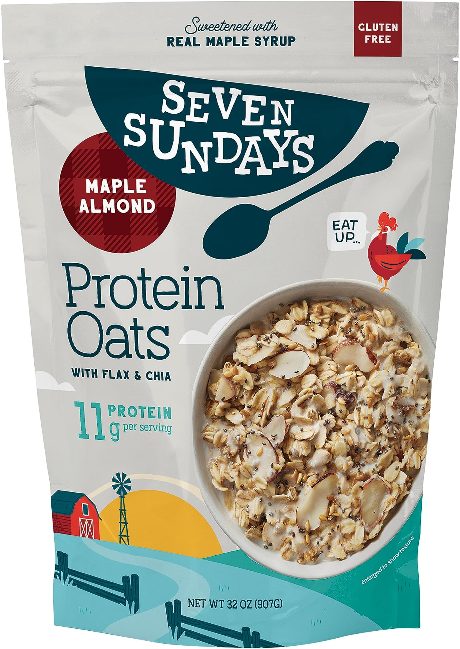 Amazon.com : Red Tractor Foods Protein Porridge 750g : Grocery ...