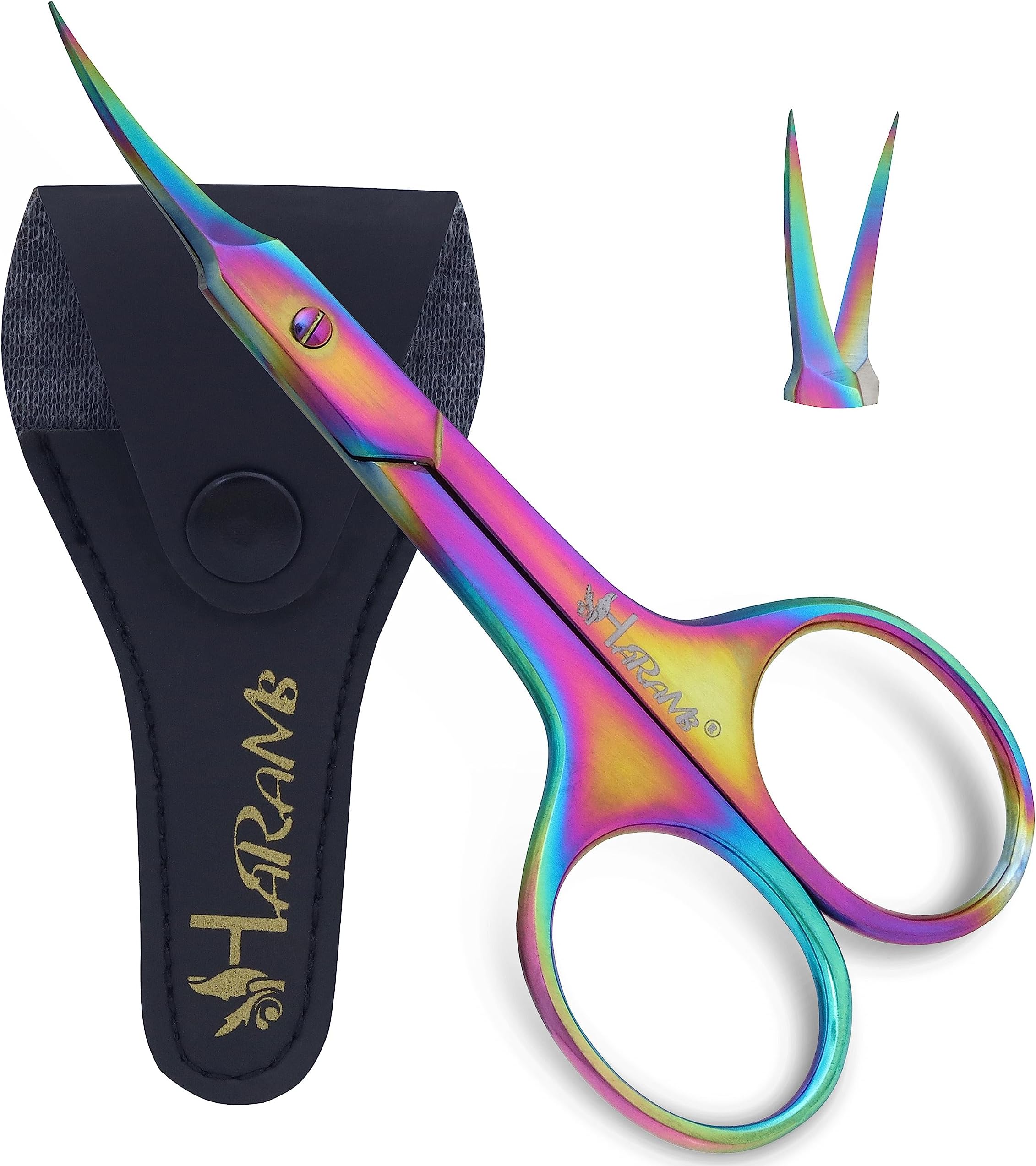 KAMICURE | Extra Fine Curved Cuticle Scissors for Men Women - Multi ...