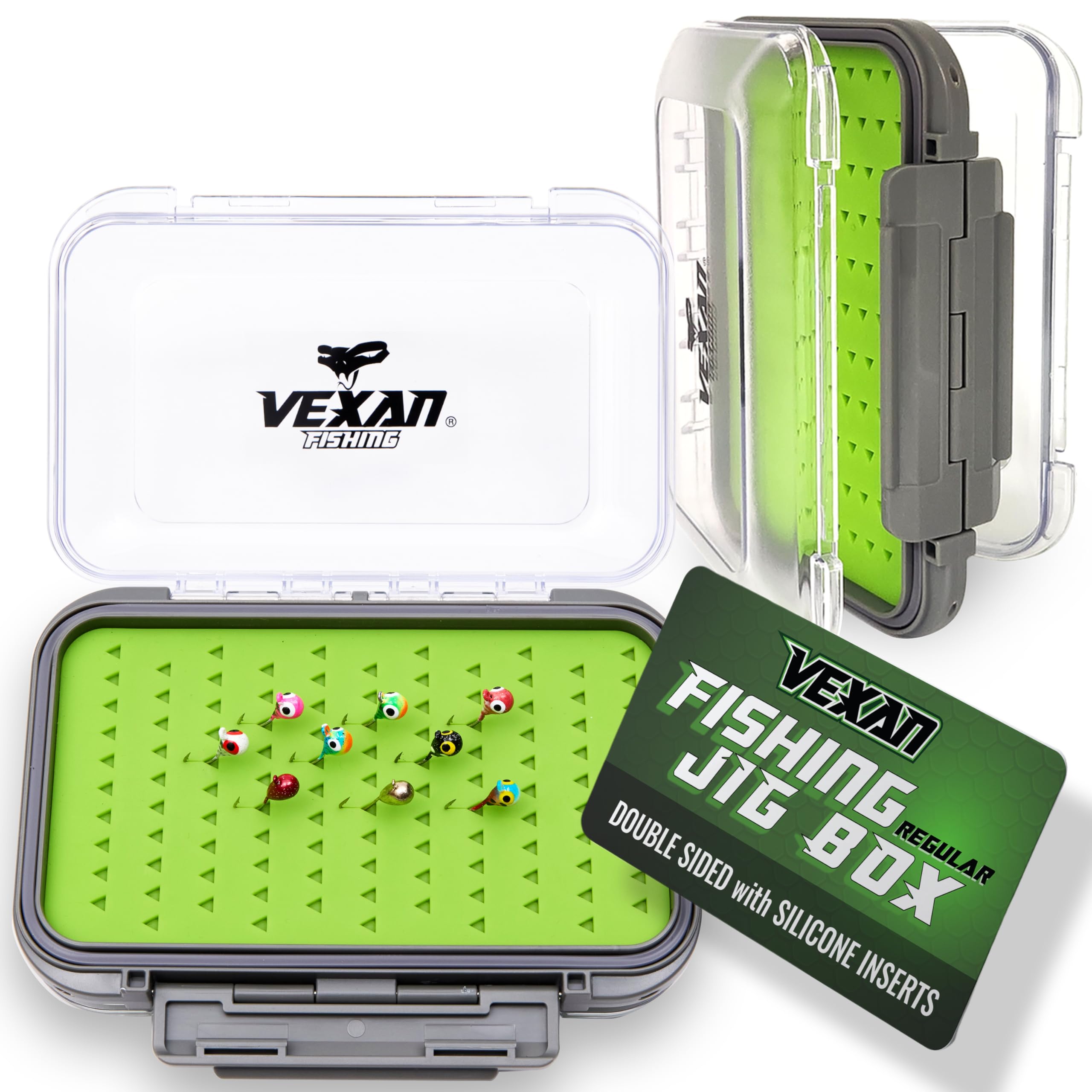 Amazon.com: Vexan Ice Fishing Jig Box, Fly Box for Fly Fishing ...