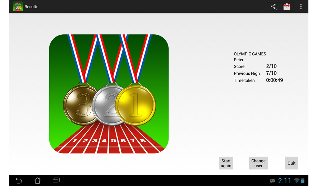 Olympics Quiz - App on Amazon Appstore