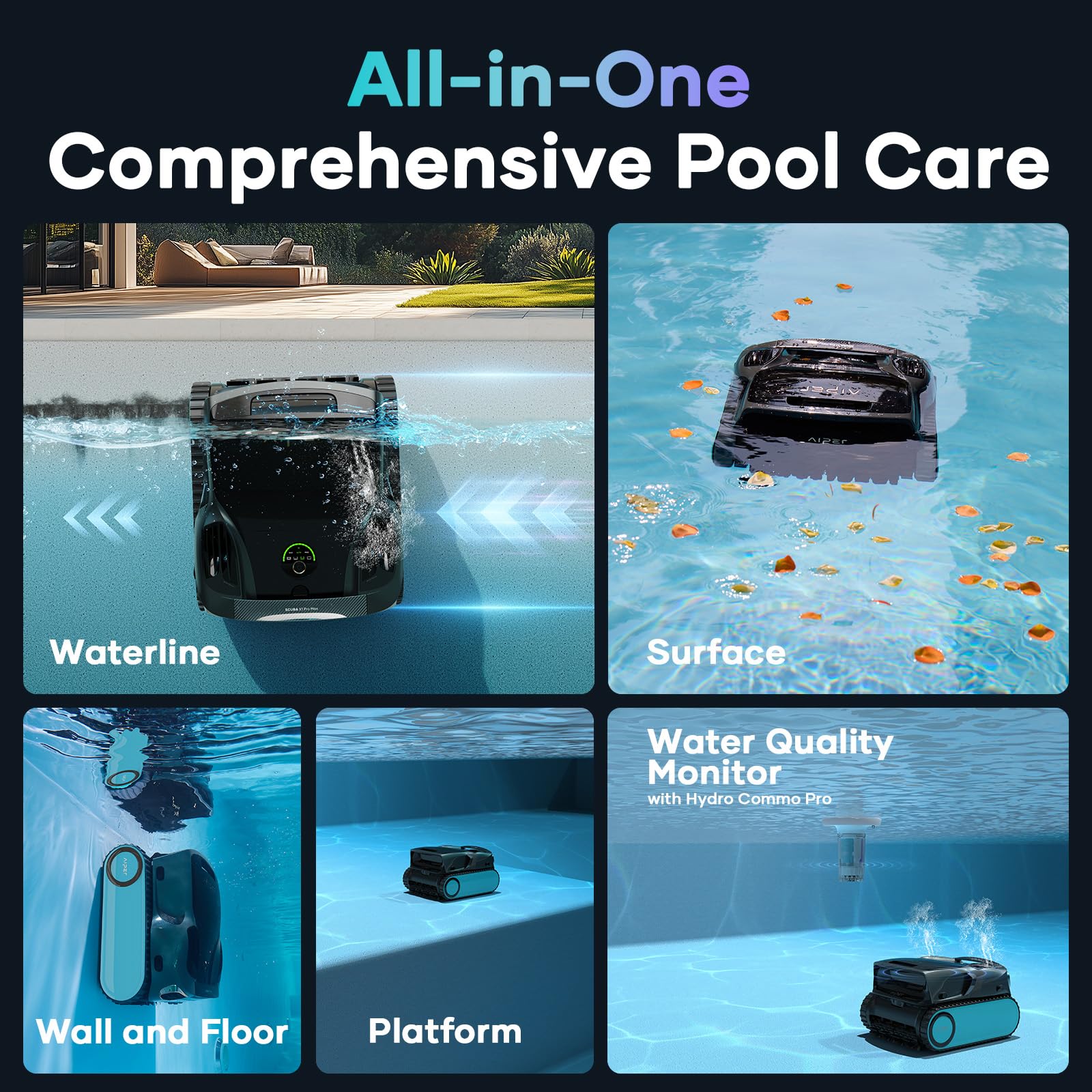 Snapklik.com : Aiper Scuba X1 Pro Max All-in-One Pool Cleaning Robot ...