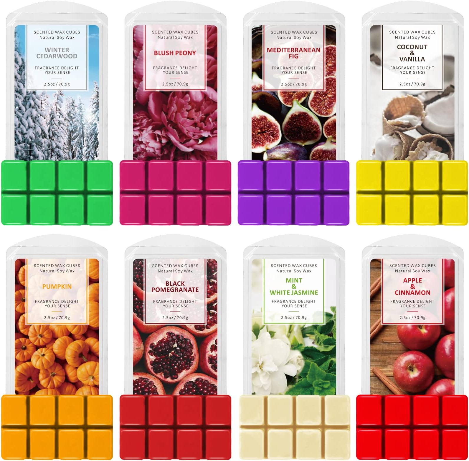 Wax Melts – 4 X Snap Bars - (Angel, Baby Powder, J'Adore, Snow Angels ...