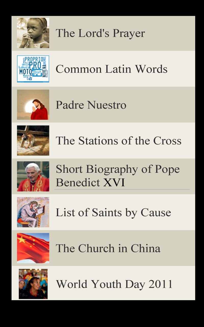 Catholic Lists - App on Amazon Appstore