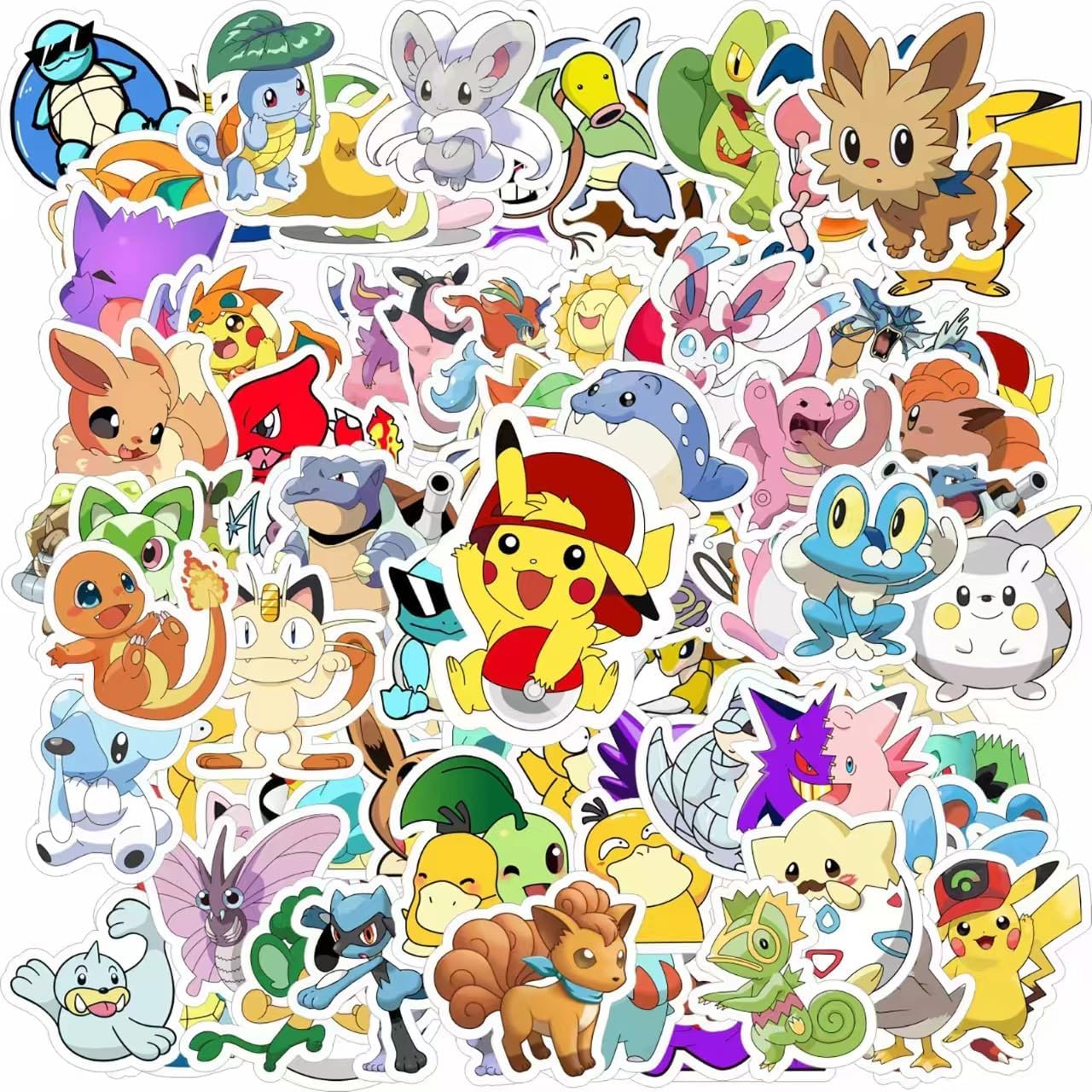 Amazon.com: Felico 100 PCS Cute Stickers for Kids, Stickers for Water ...