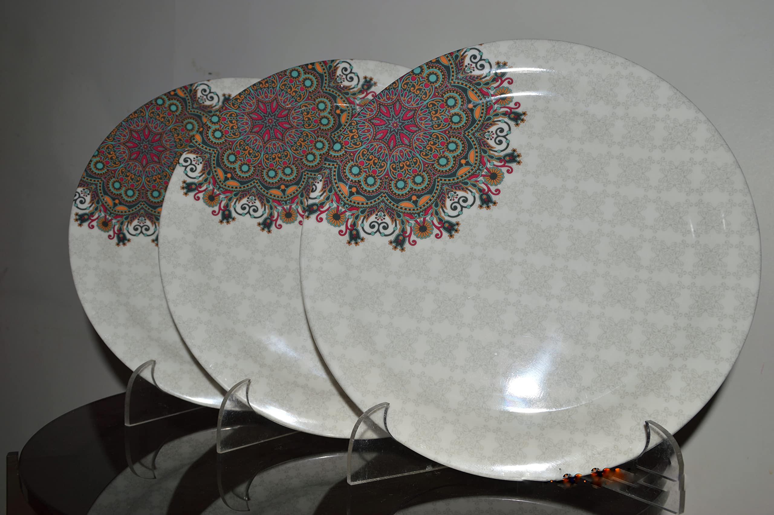 Buy Swift International Unbreakable Lightweighted Melamine Round Full ...