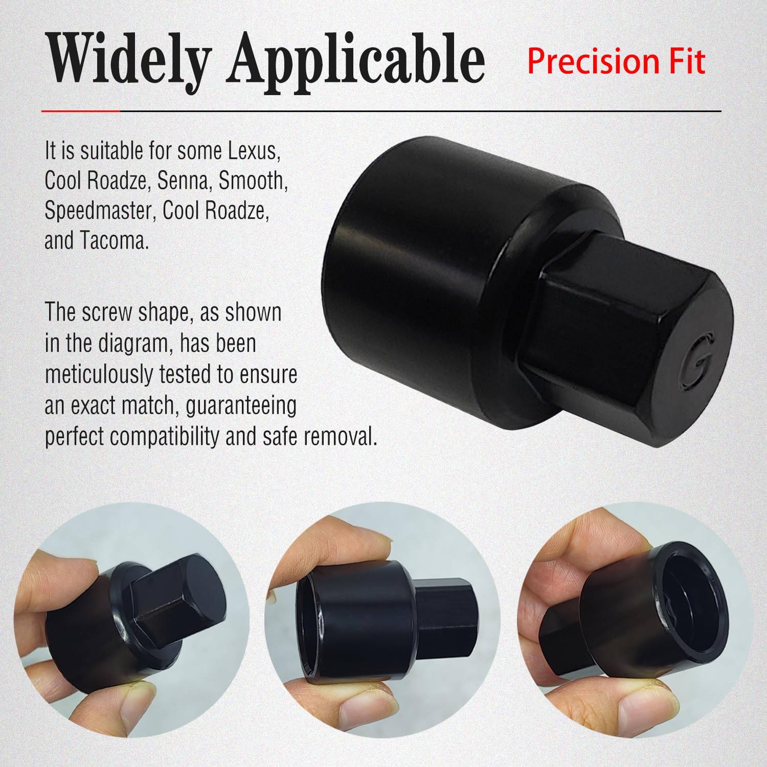 Toyota Wheel Lock Key 16 PC Locking Lug Nut Master Key Set Wheel Tire ...