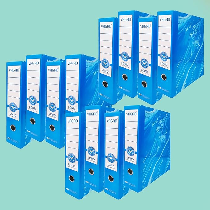 VAGAD® Office Lever Arch Box File Clip Binder Laminated Box File Folder ...