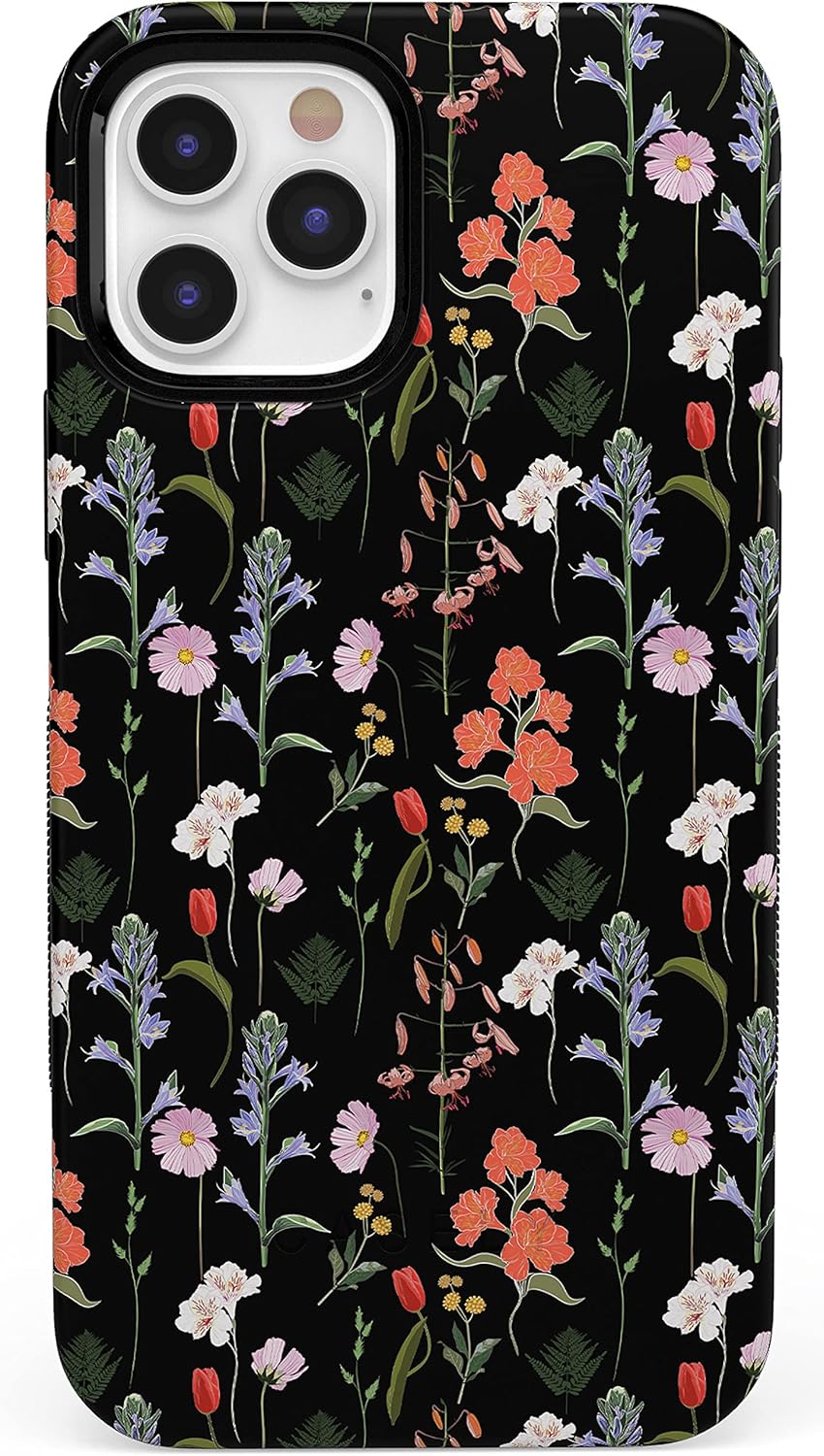Amazon.com: Casely iPhone 12/12 Pro Case | Compatible with MagSafe | Secret Garden | Mixed ...