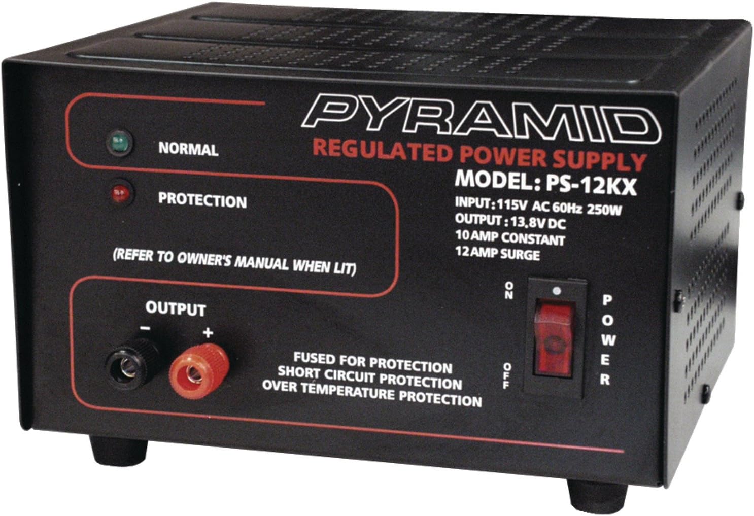 Amazon.com: Universal Compact Bench Power Supply - 10 Amp Linear ...