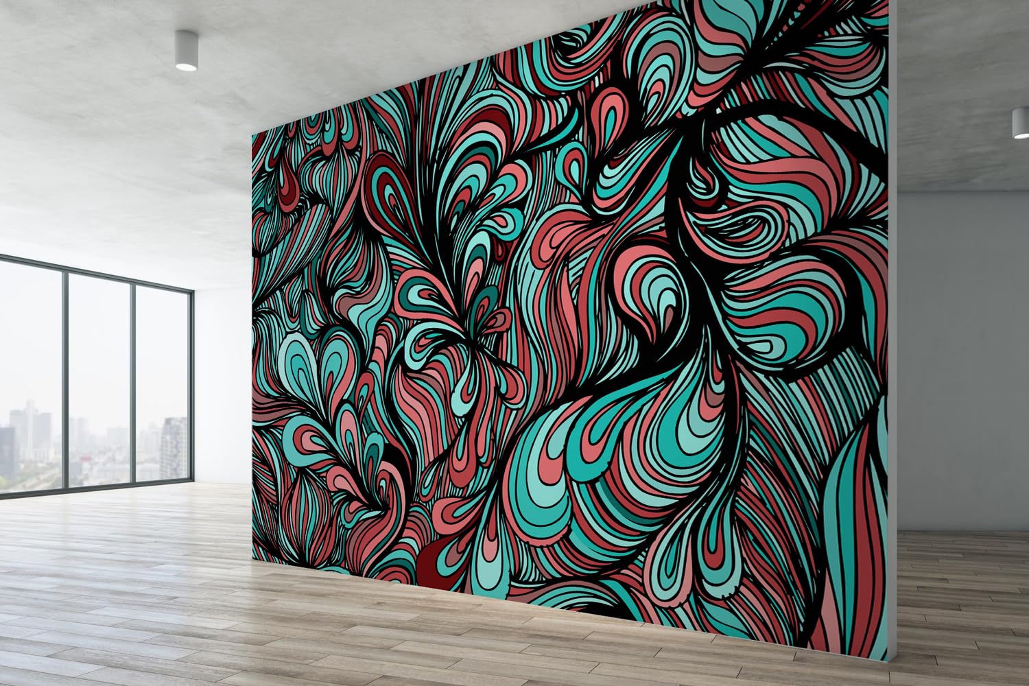 Wallpapers Abstract Pattern Abstract Pattern Modern Double Width