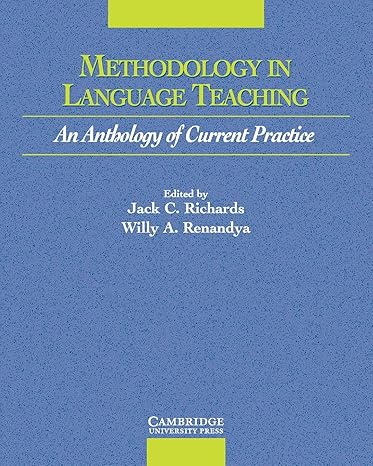 Amazon.com: Methodology in Language Teaching: An Anthology of Current ...