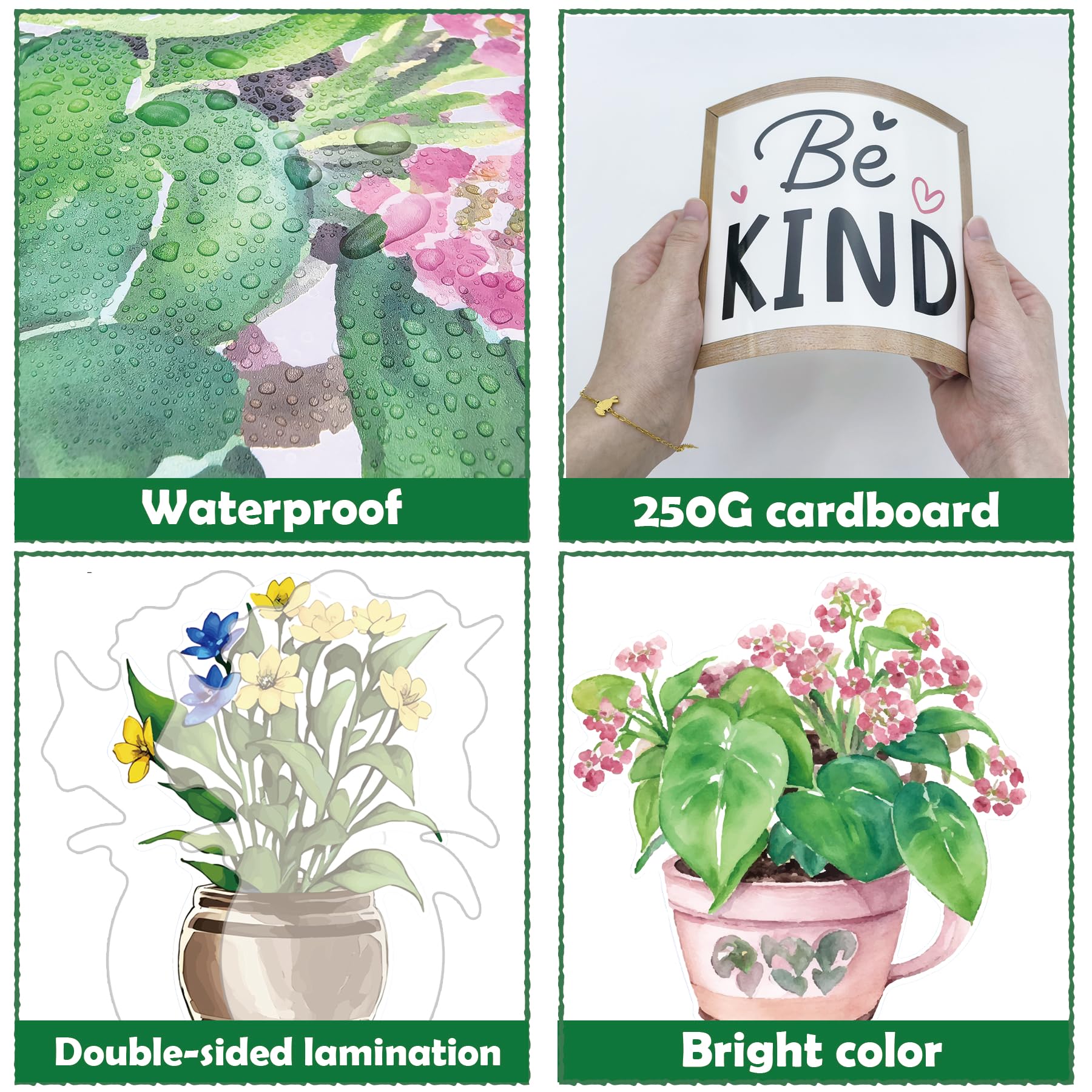 Snapklik.com : Bulletin Board Set - Plants Inspirational Classroom ...