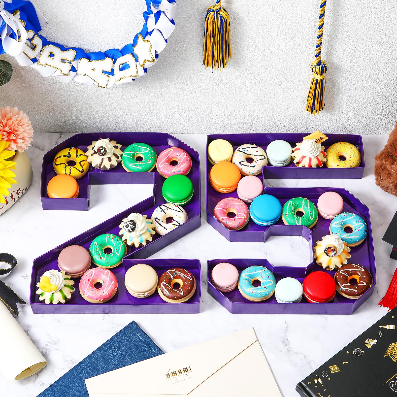 Snapklik.com : CroBlissful 10" Graduation Charcuterie Letters Fillable ...