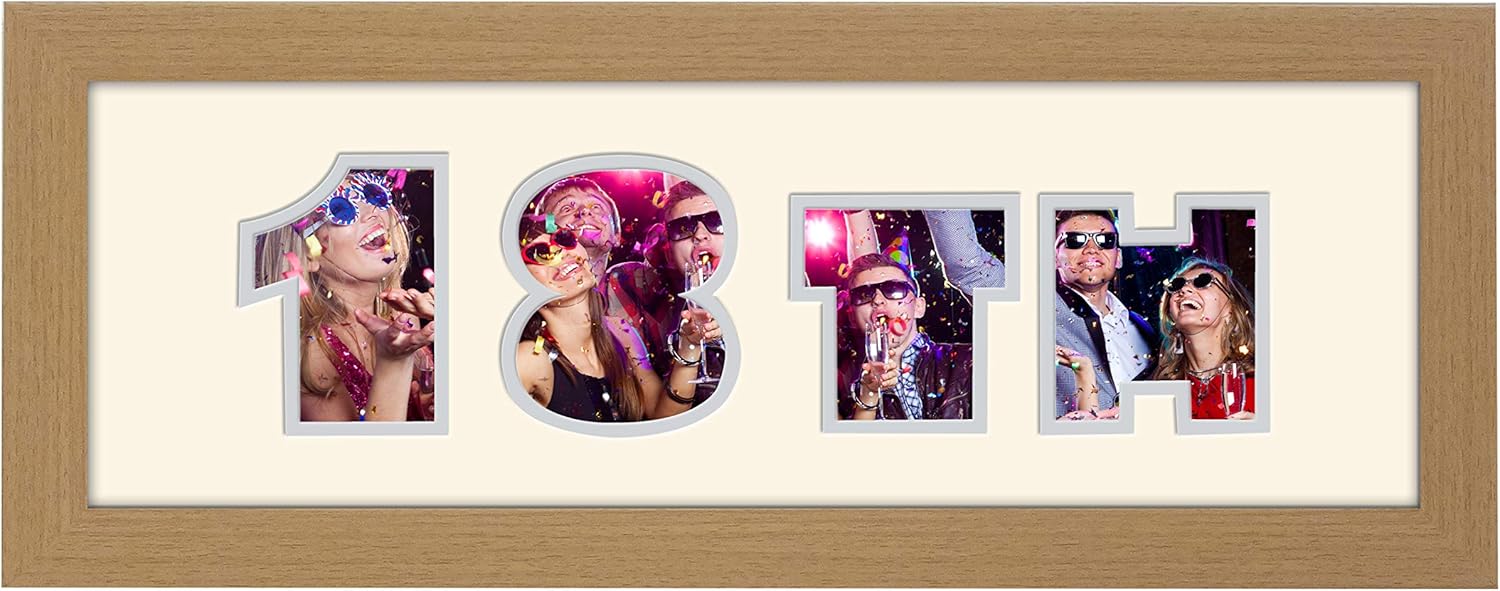 Wooden 18Th Birthday Photo Frame : Amazon.ca: Home