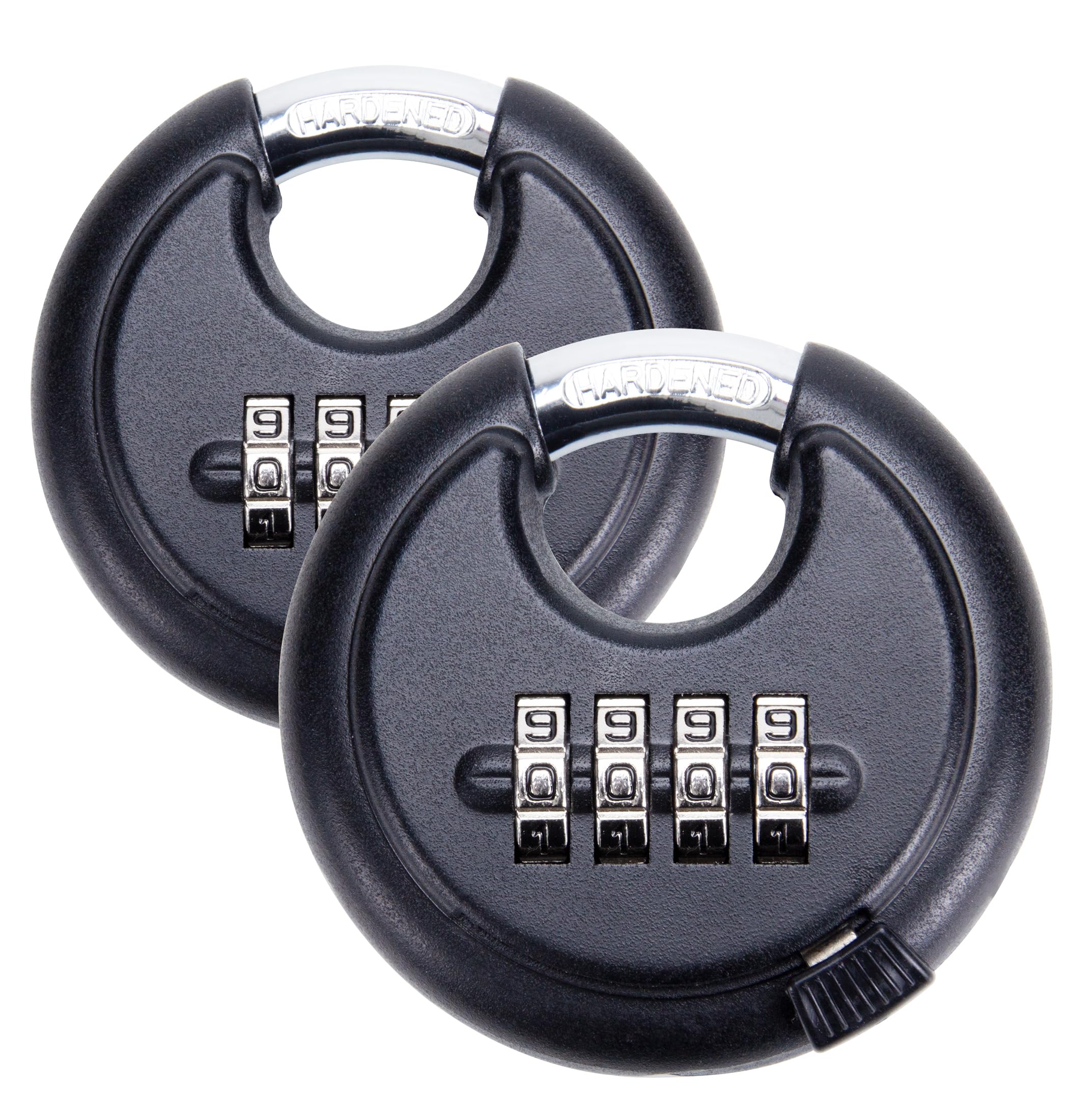 Snapklik.com : Combination Lock, 2 Pack 70mm Waterproof Steel 3/8 Inch ...