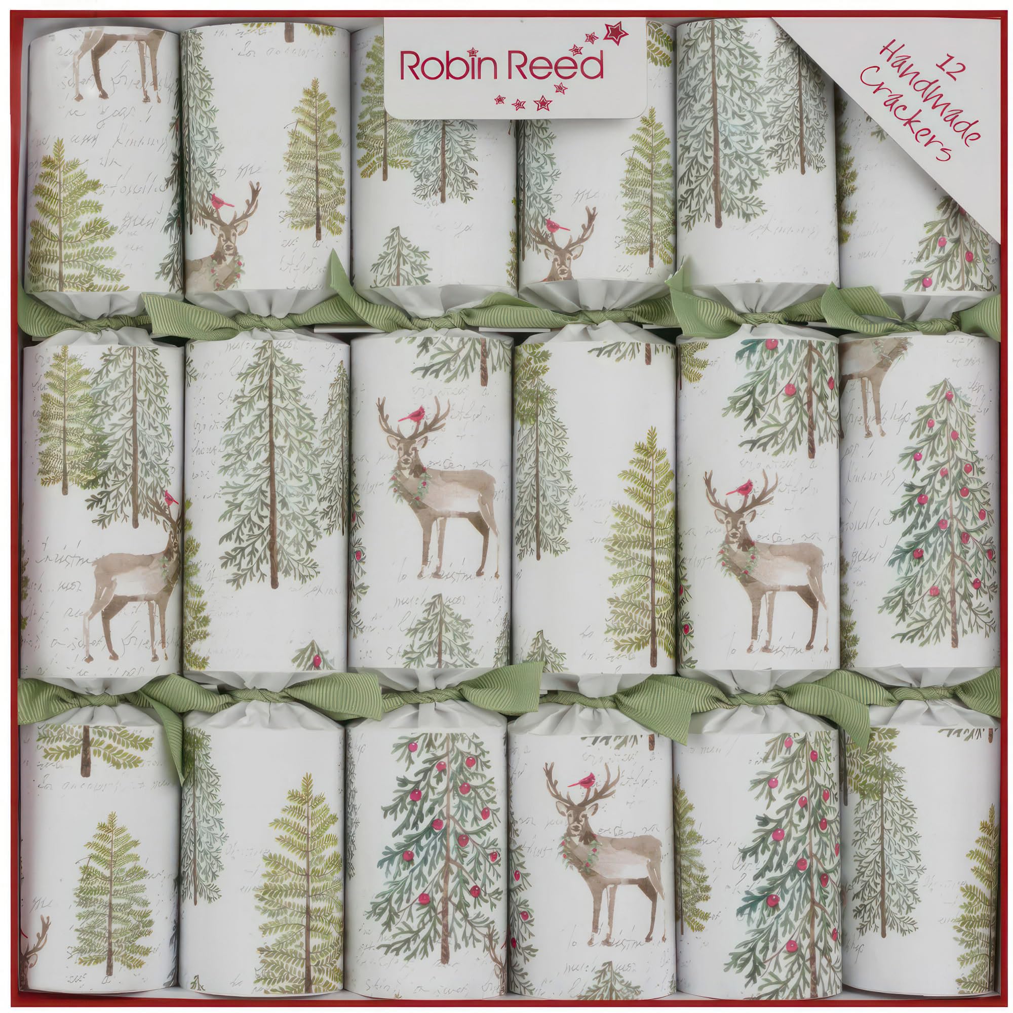 Amazon.com: Olde English Crackers Sage Woodland Christmas Party Favors ...