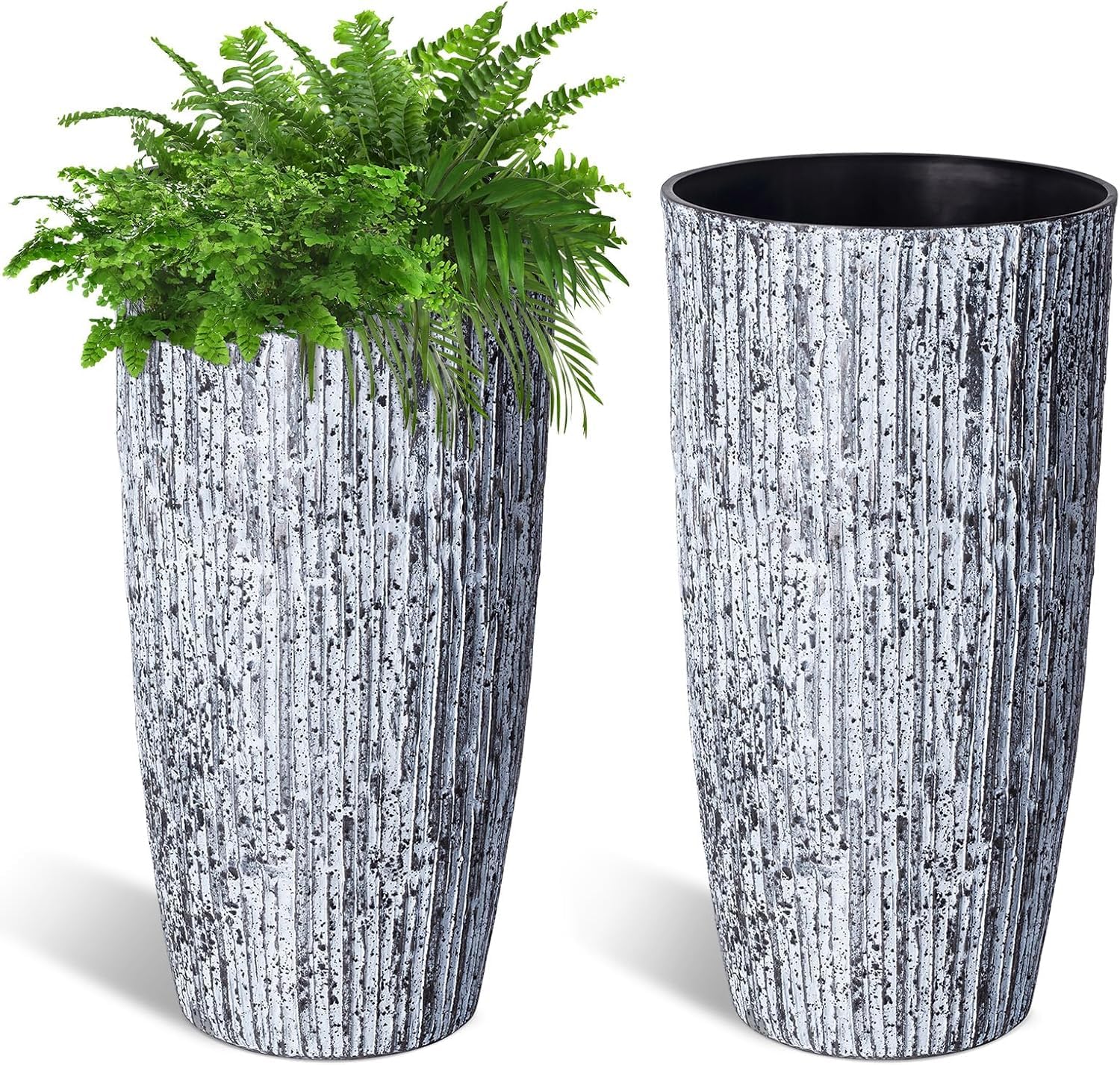 Snapklik.com : GreatBuddy Tall Planters For Outdoor Indoor Plants, 20 ...
