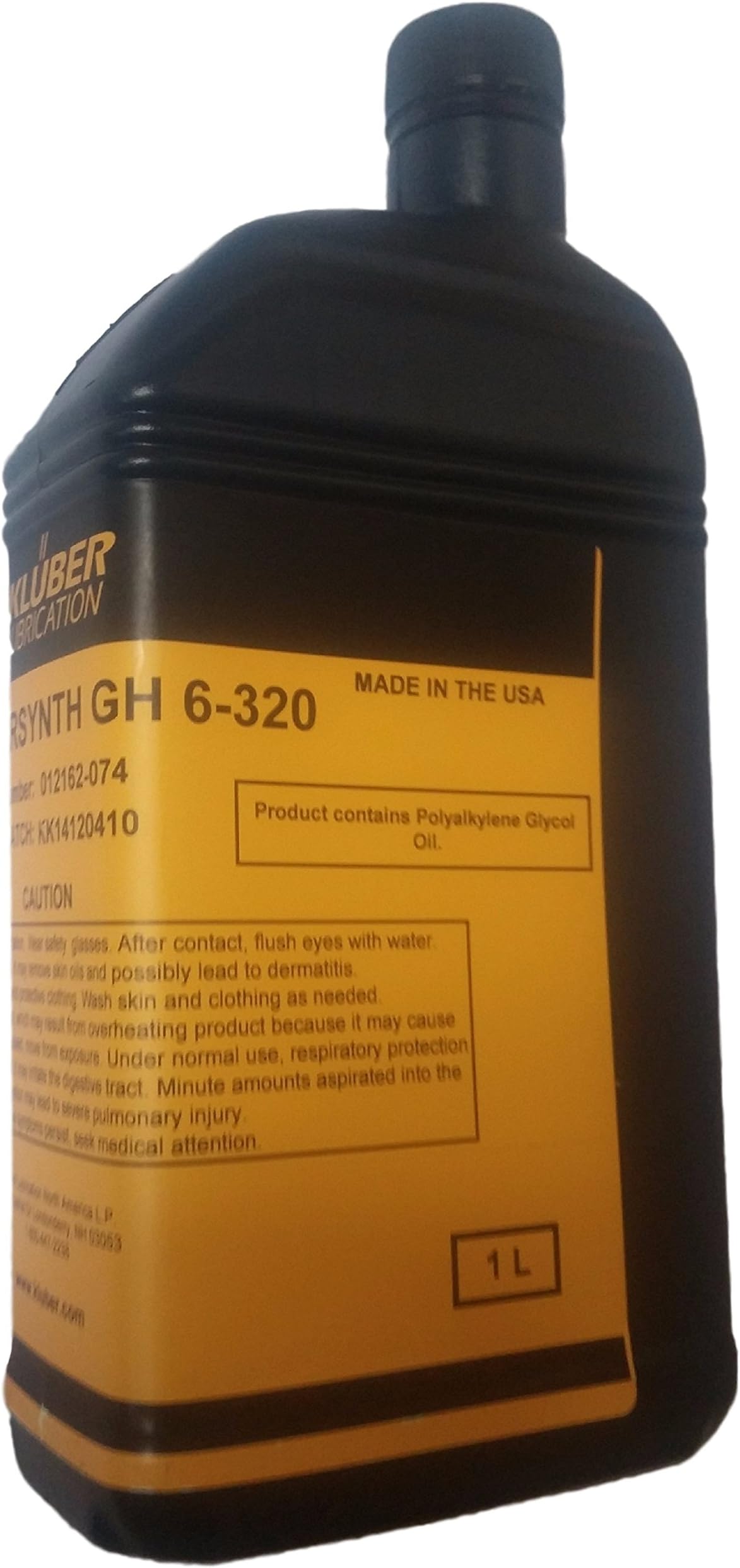 Amazon.com: Klubersynth GH6-320 Synthetic High Temperature Gear Oil I ...