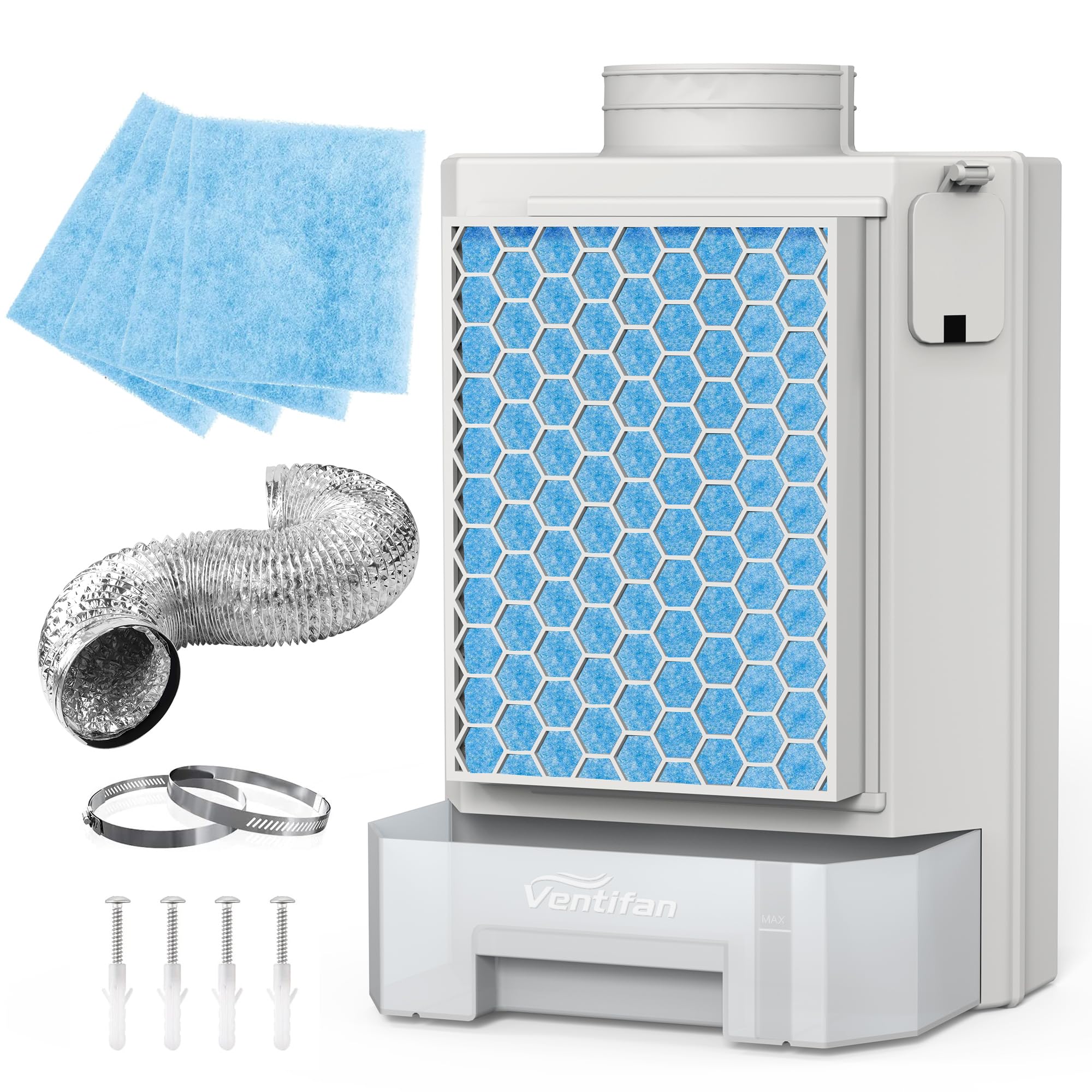 Amazon.com: Indoor Dryer Vent, Dryer Vent with Stainless Steel Screen ...