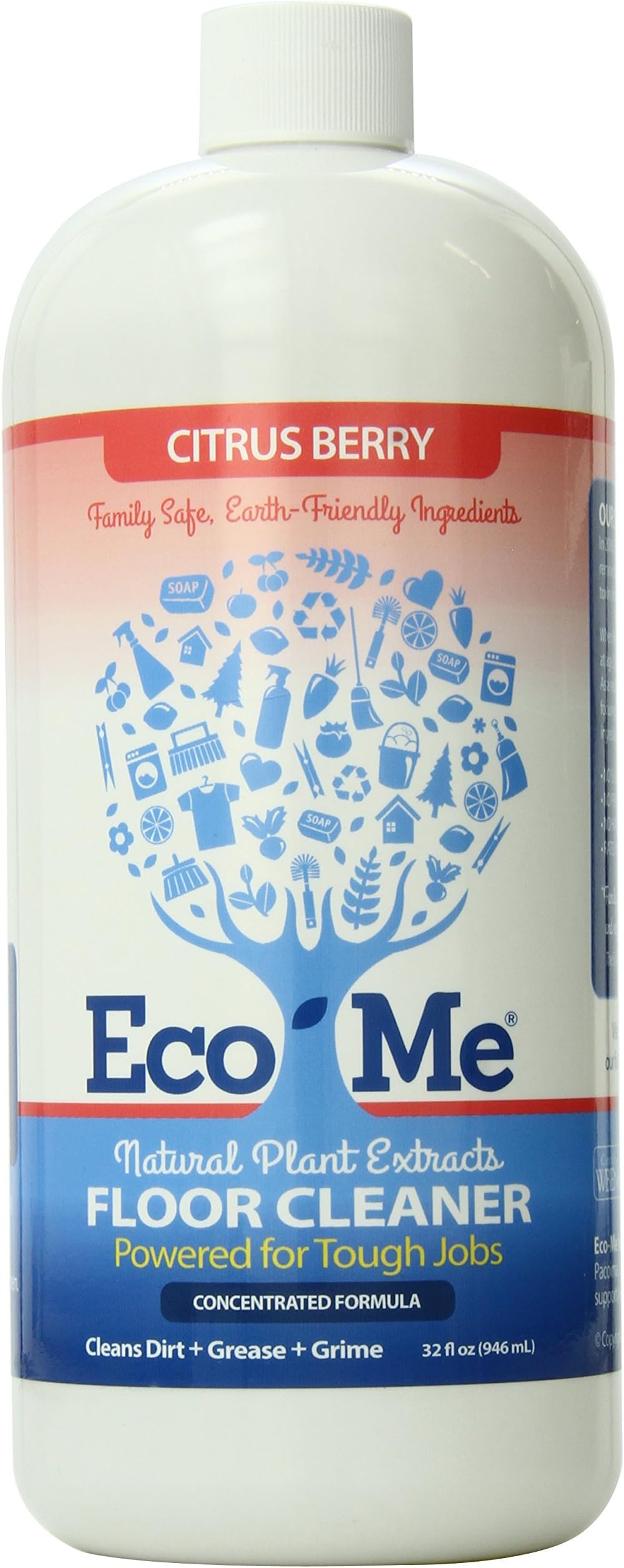 Amazon.com: Eco-me Natural, Plant-Based Concentrated Multi-Surface and ...