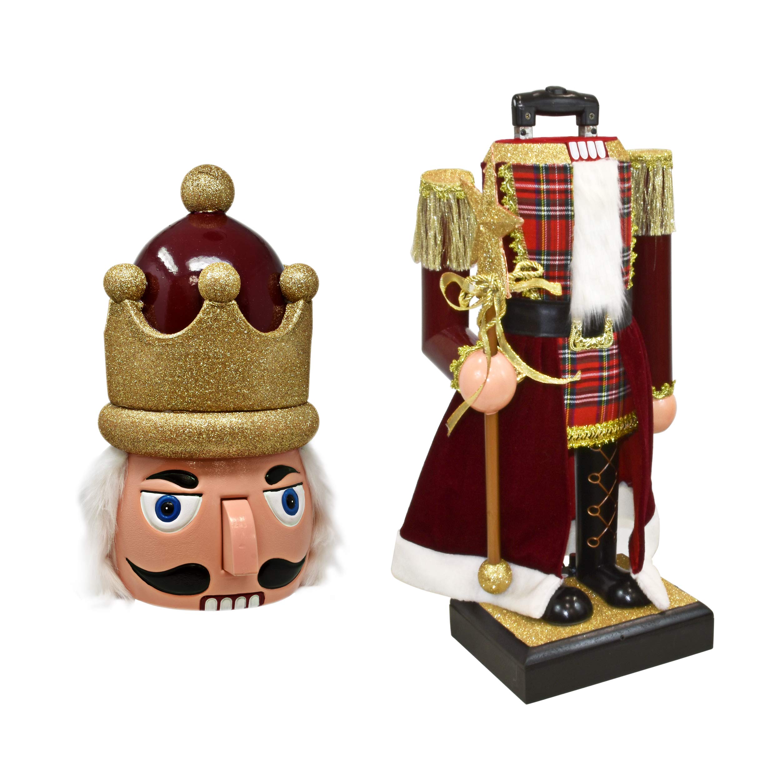42" Christmas Nutcracker Musical Animated 3.75 Ft Tall...B083WN2C2B ...