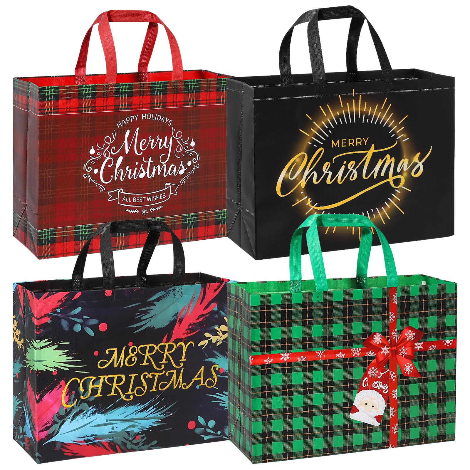 Amazon.com: YANGTE Extra Large Christmas Gift Bags 12 Pack Extra Large ...
