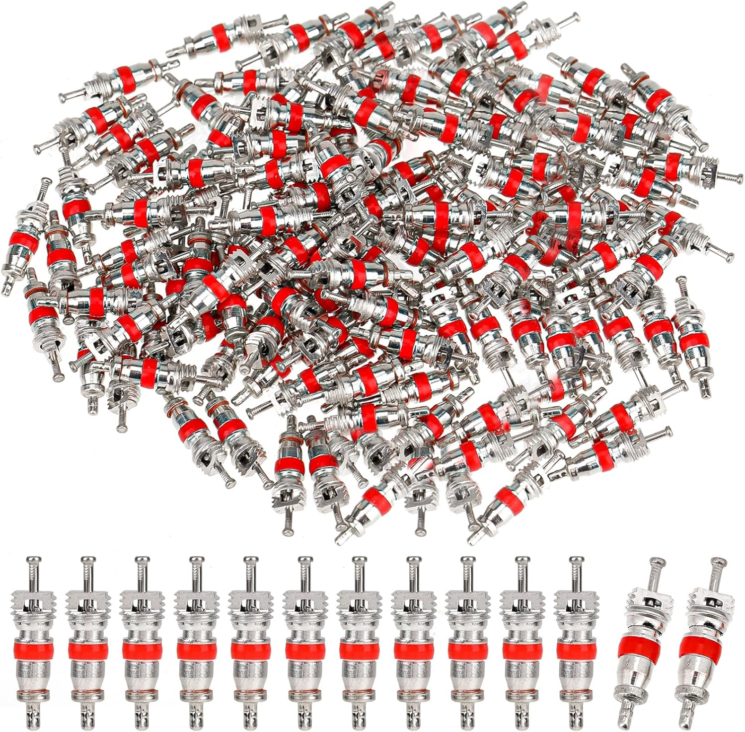 Amazon.com: 200pcs Valve Stem Cores Replacement Kit, Tire Valve Stems ...