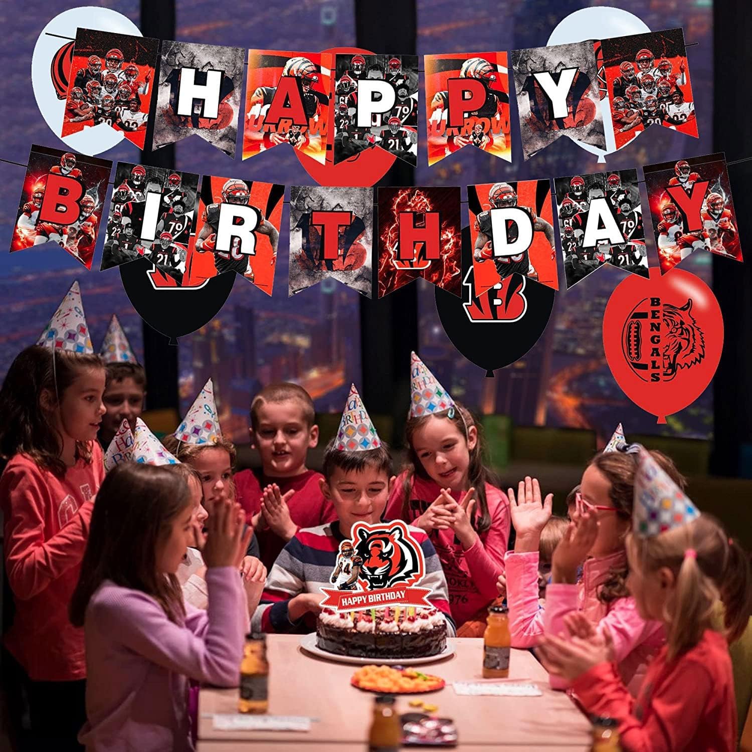 Cincinnati Reds Party Cincinnati Bengals Birthday Party Pack - Banner ...