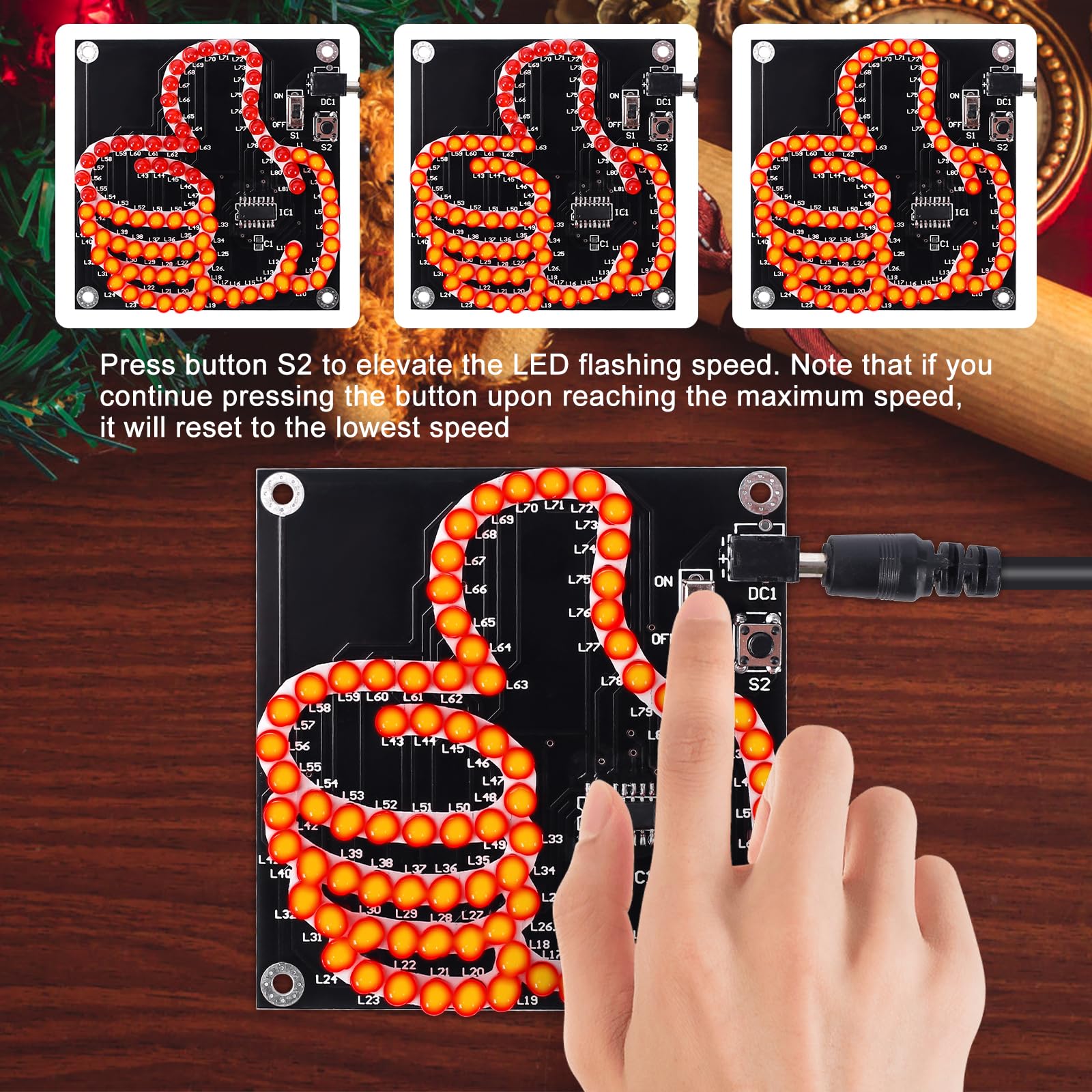 Snapklik.com : Soldering Project, Icstation LED Light Soldering ...