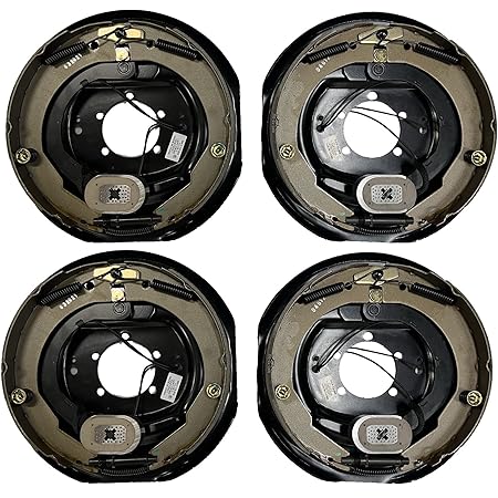 Amazon.com: Four 12 in. x 2 in. Electric Brake Trailer Backing Plates ...