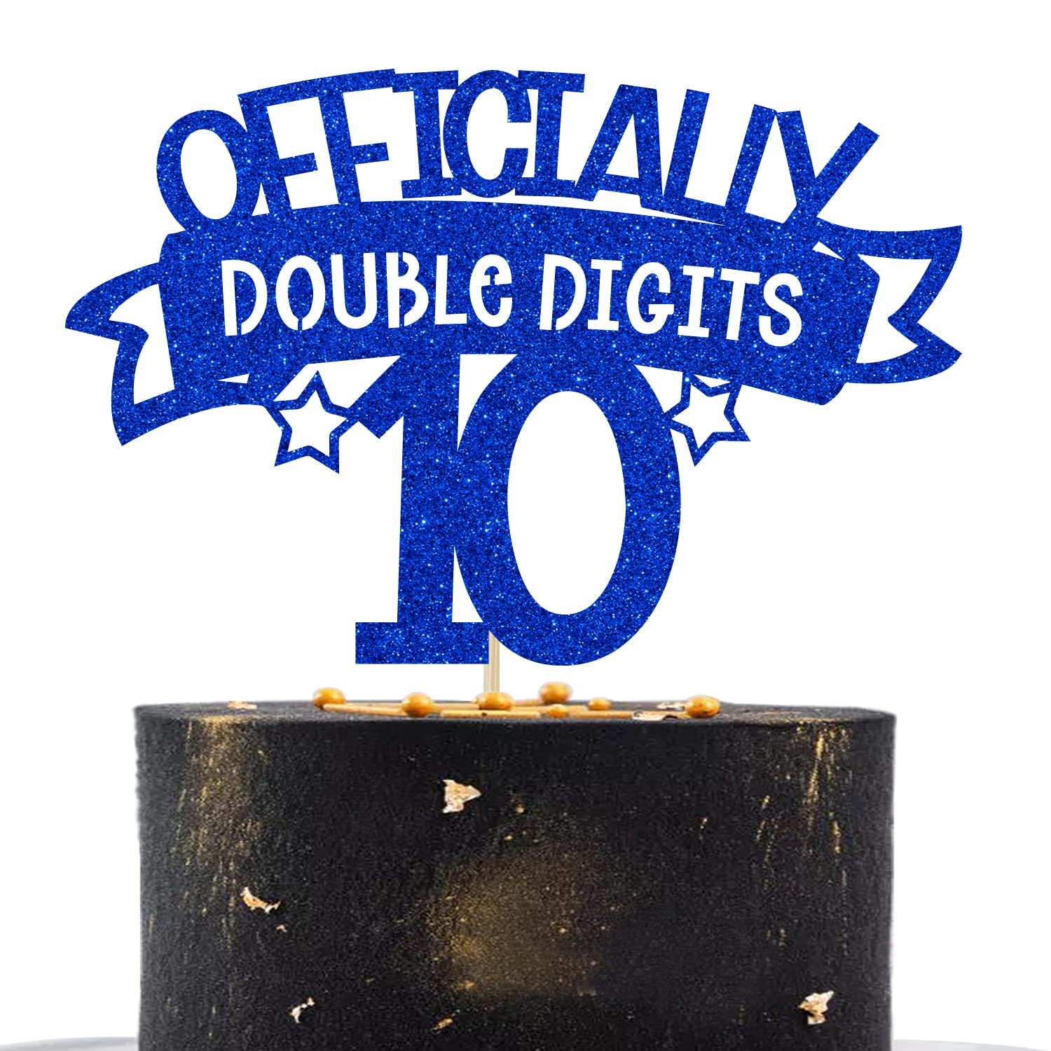 Snapklik.com : Double Digits 10 Cake Topper, Happy 10th Birthday Cake ...