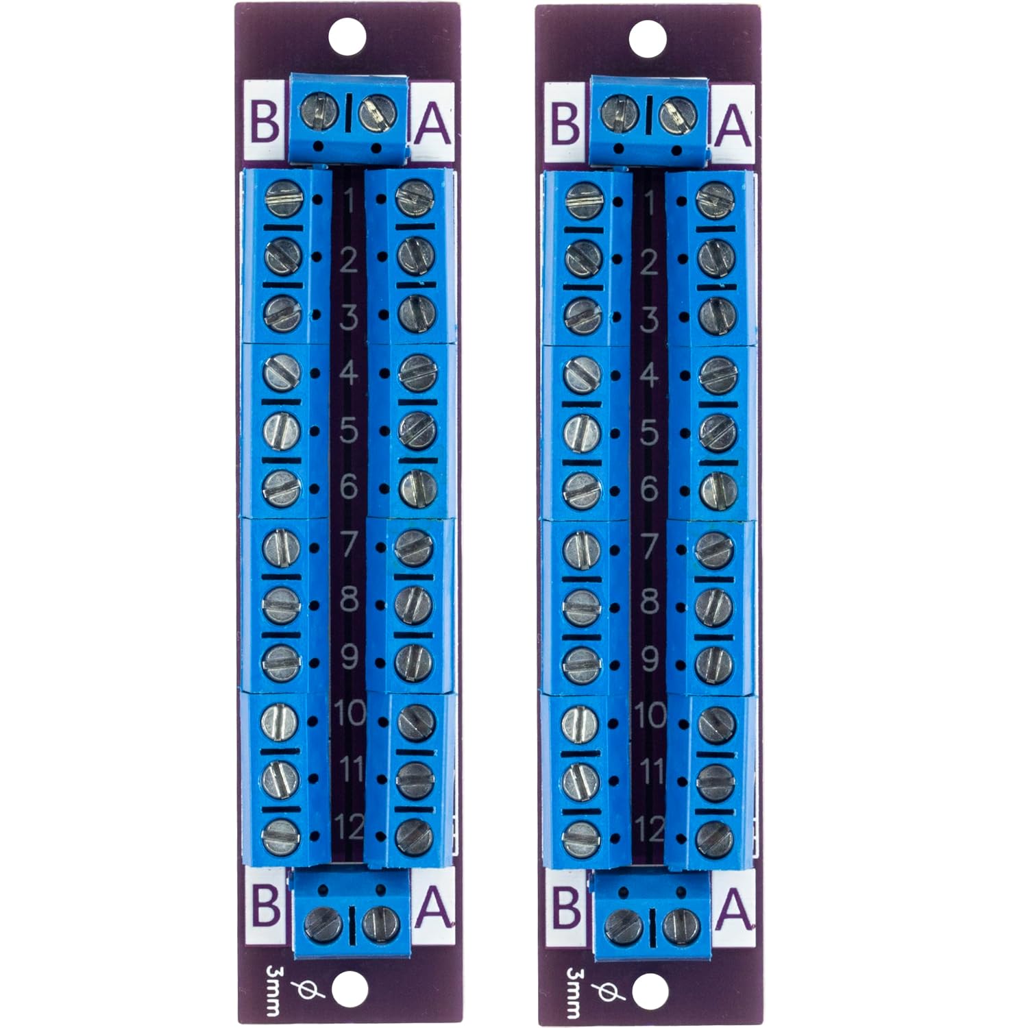 yddmyo 2pcs for 2x12 Position Terminal Block Distribution Module ...