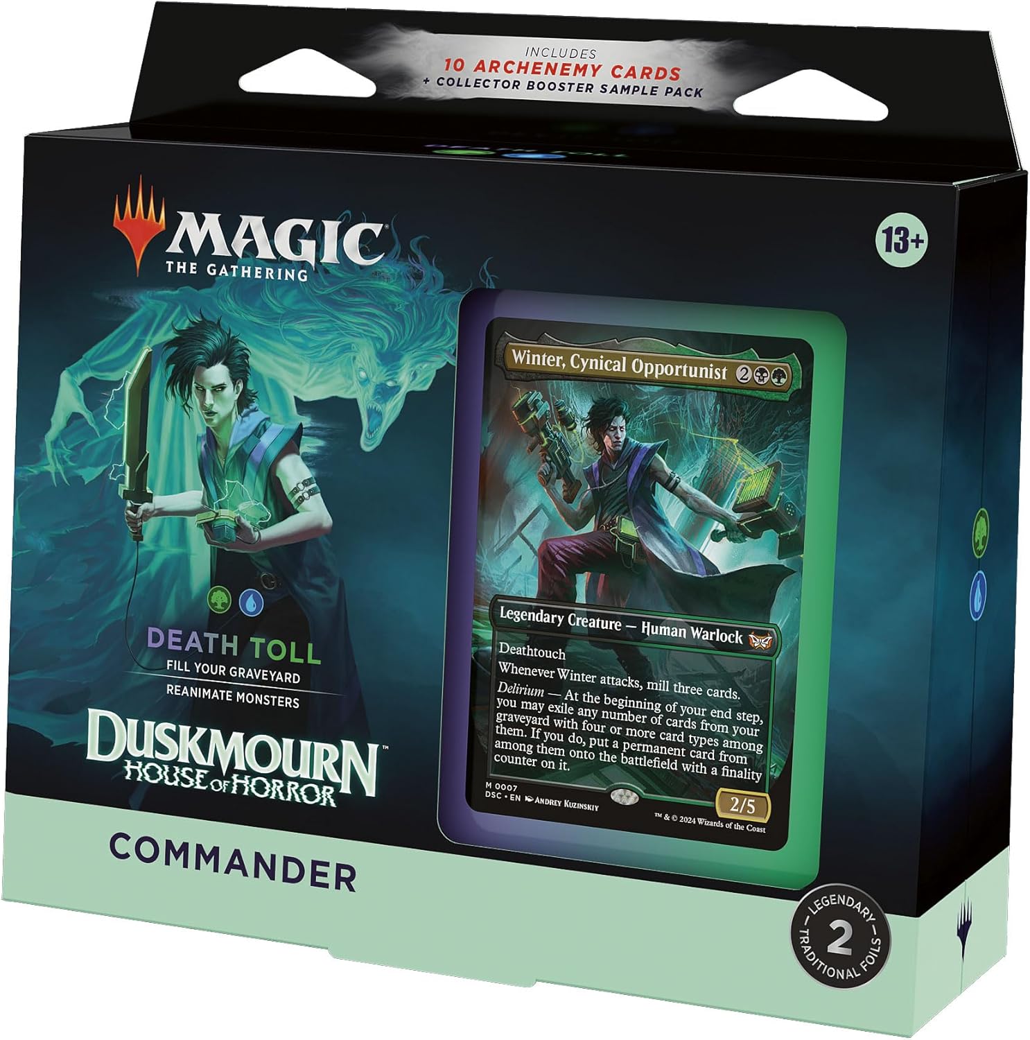 Amazon.com: Magic: The Gathering Duskmourn: House of Horror Commander ...