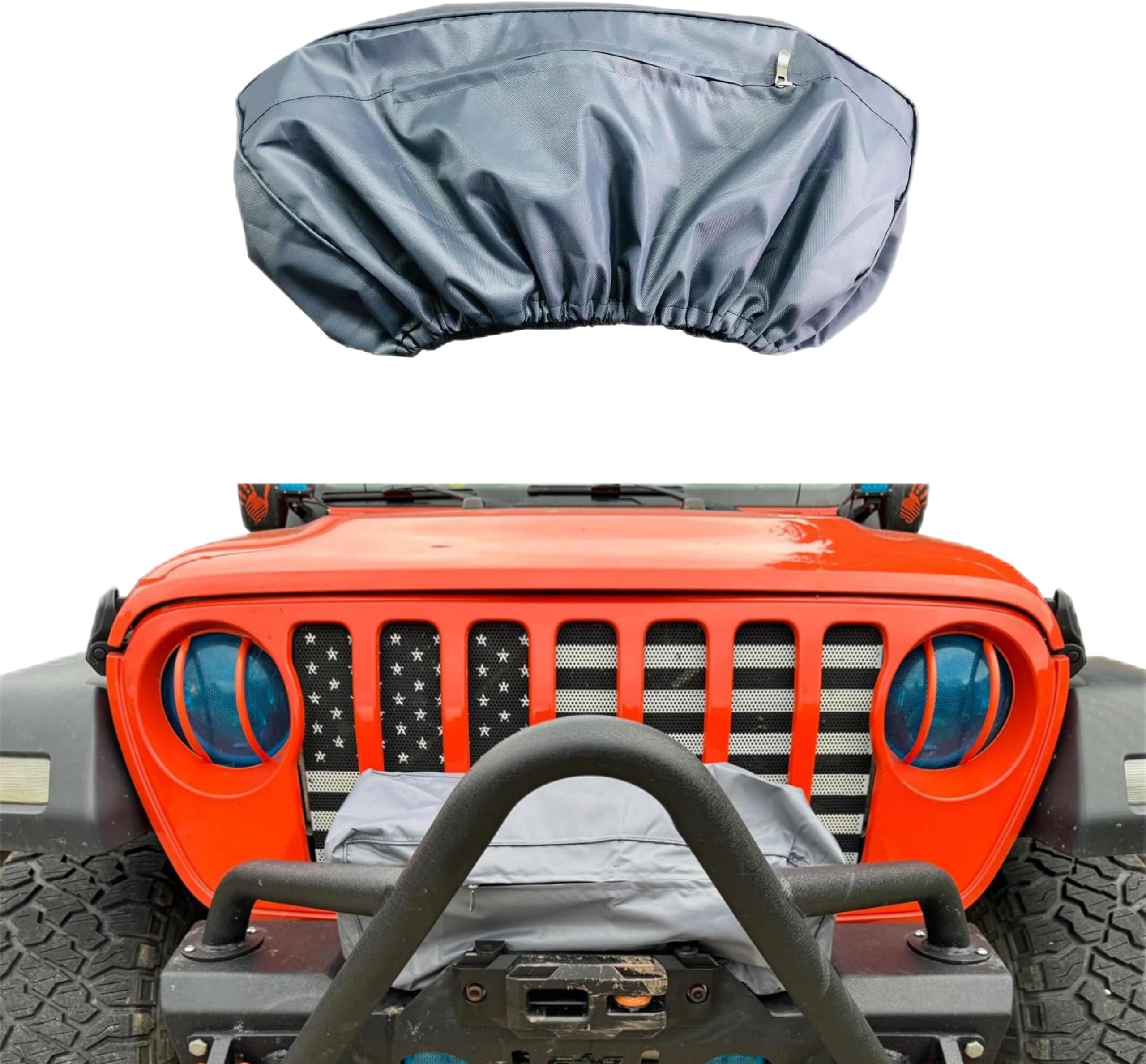 Amazon.com: Winch Cover, Heavy Duty 600D Oxford Fabric Waterproof ...