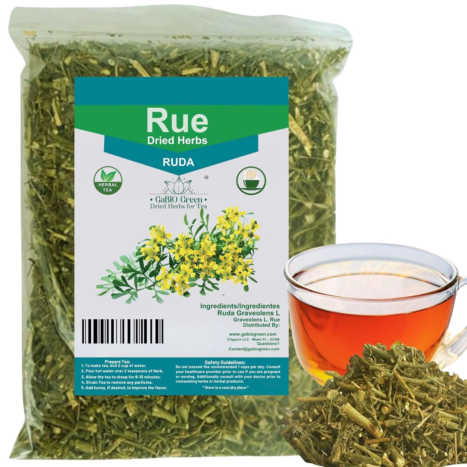 Amazon.com : RUE Dried Herbs Ruda Seca, Ruda Graveolens, rue leaves and ...
