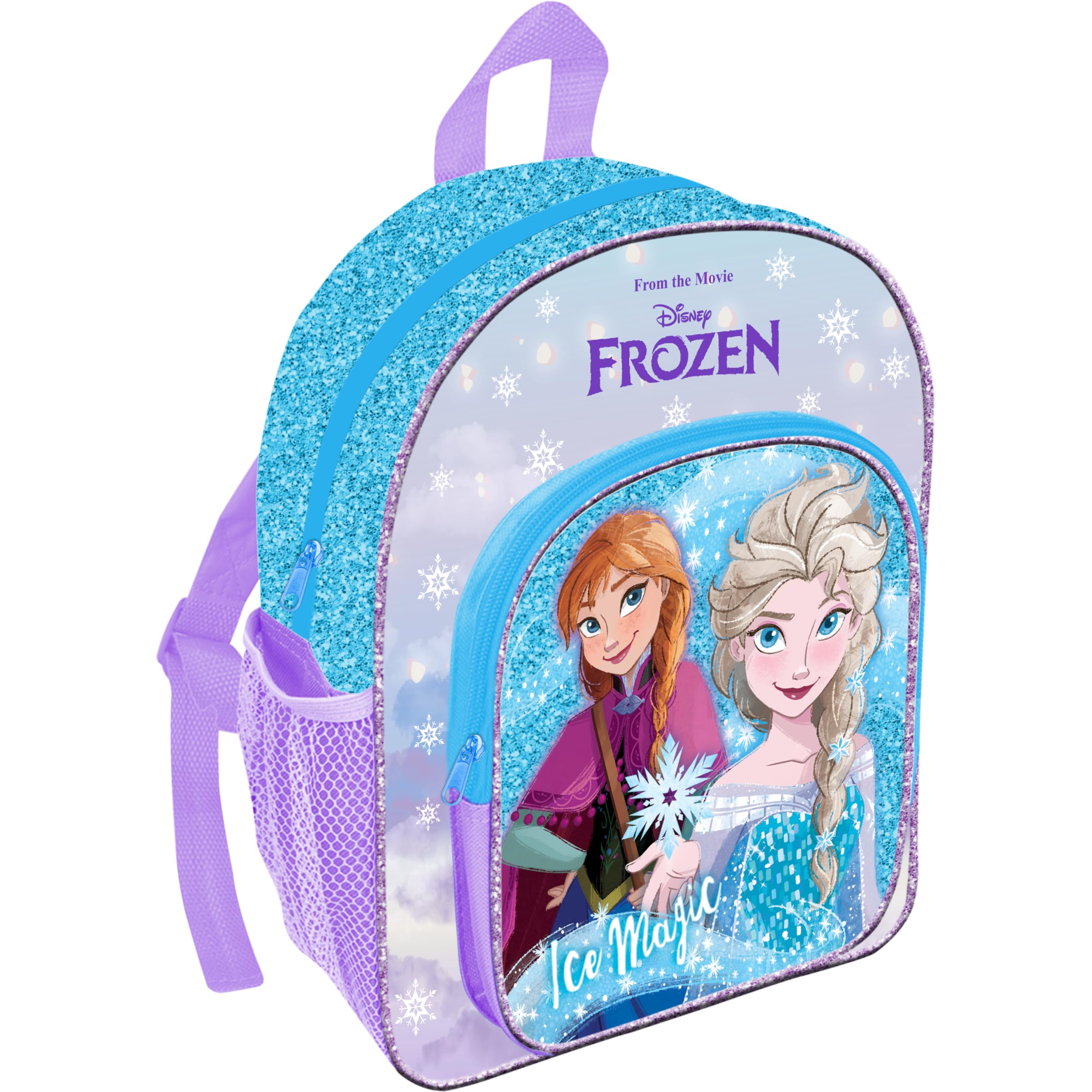 Disney Frozen Elsa Anna Girls School Backpack Nursery Rucksack Deluxe ...