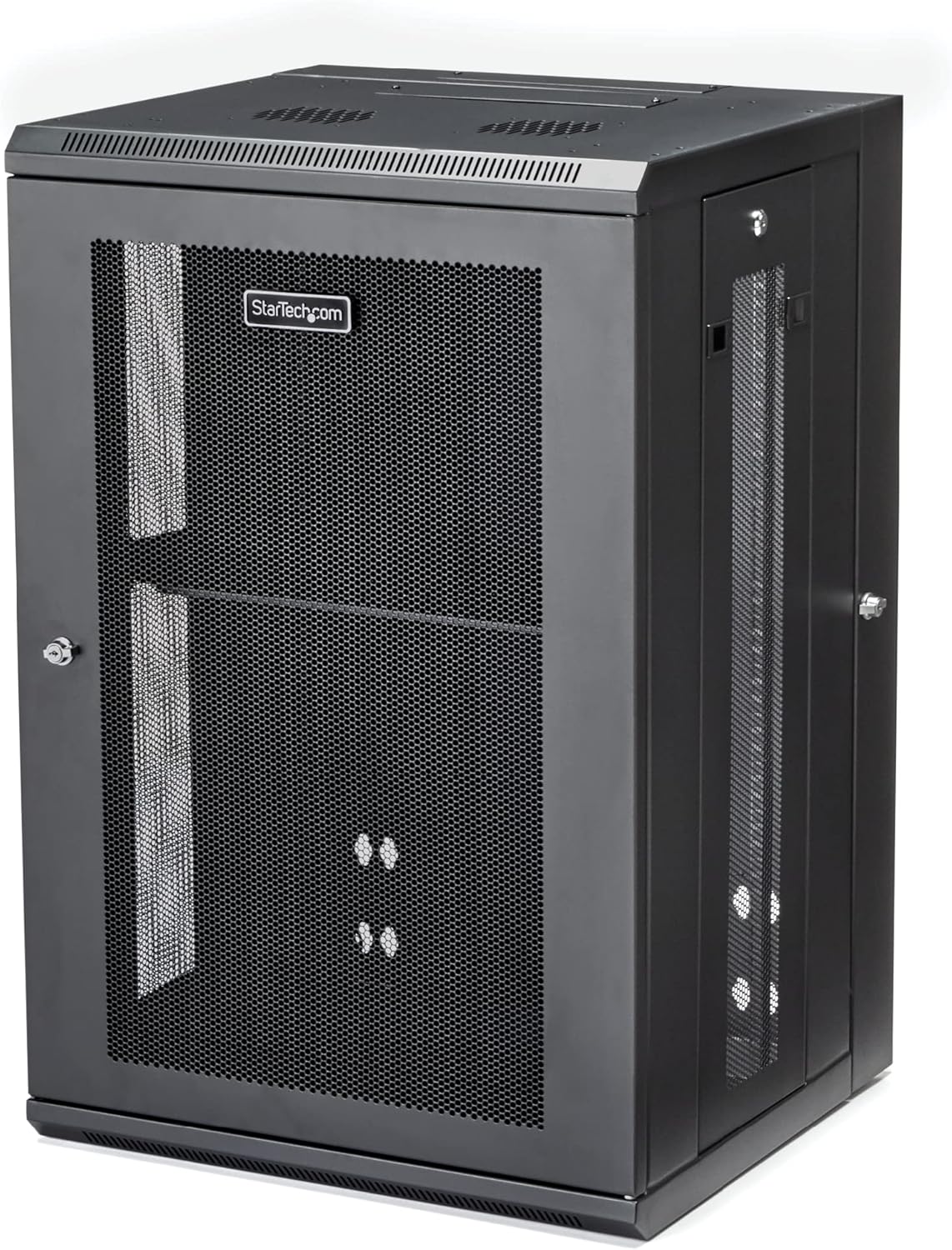 StarTech.com 18U 19" Wall Mount Network Cabinet - 16" Deep Hinged ...