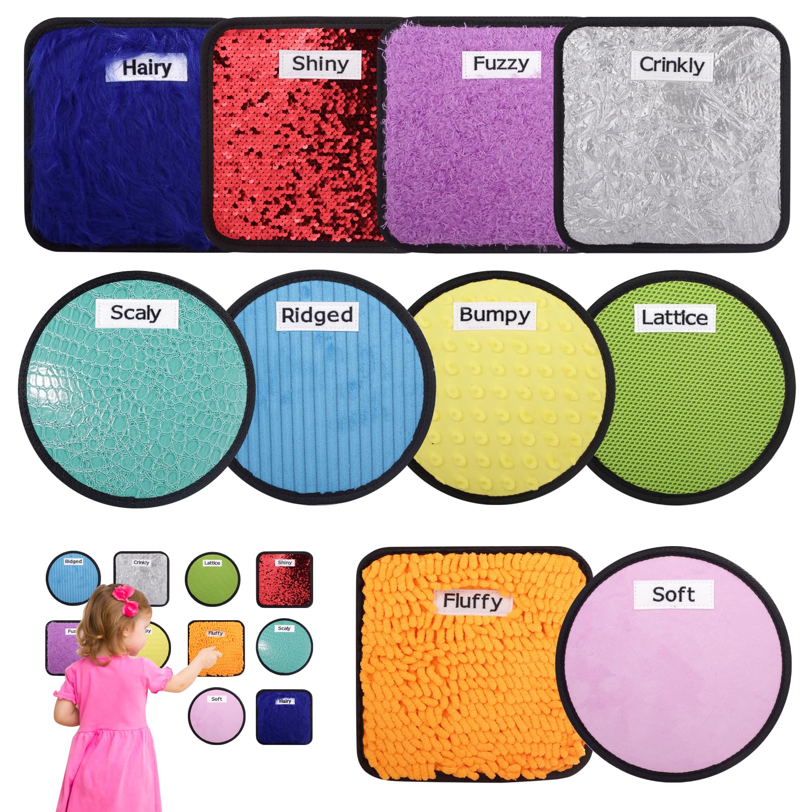 Buy 10 Sensory Mats | Assorted Textured Sensory Floor Tiles | Sensory ...