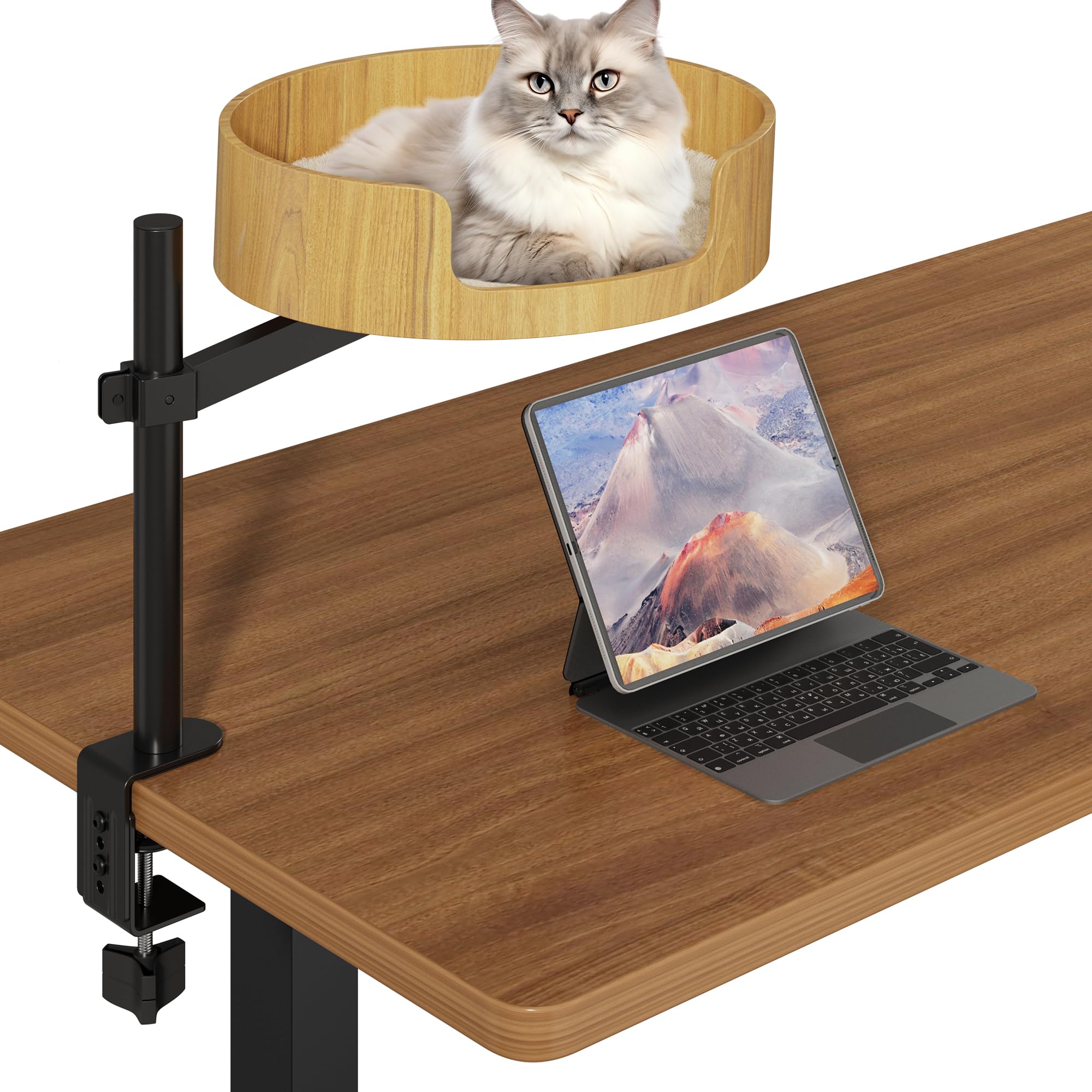 Amazon.com : Cat Desk Bed – Desk Cat Bed for Indoor Cats, Adjustable ...