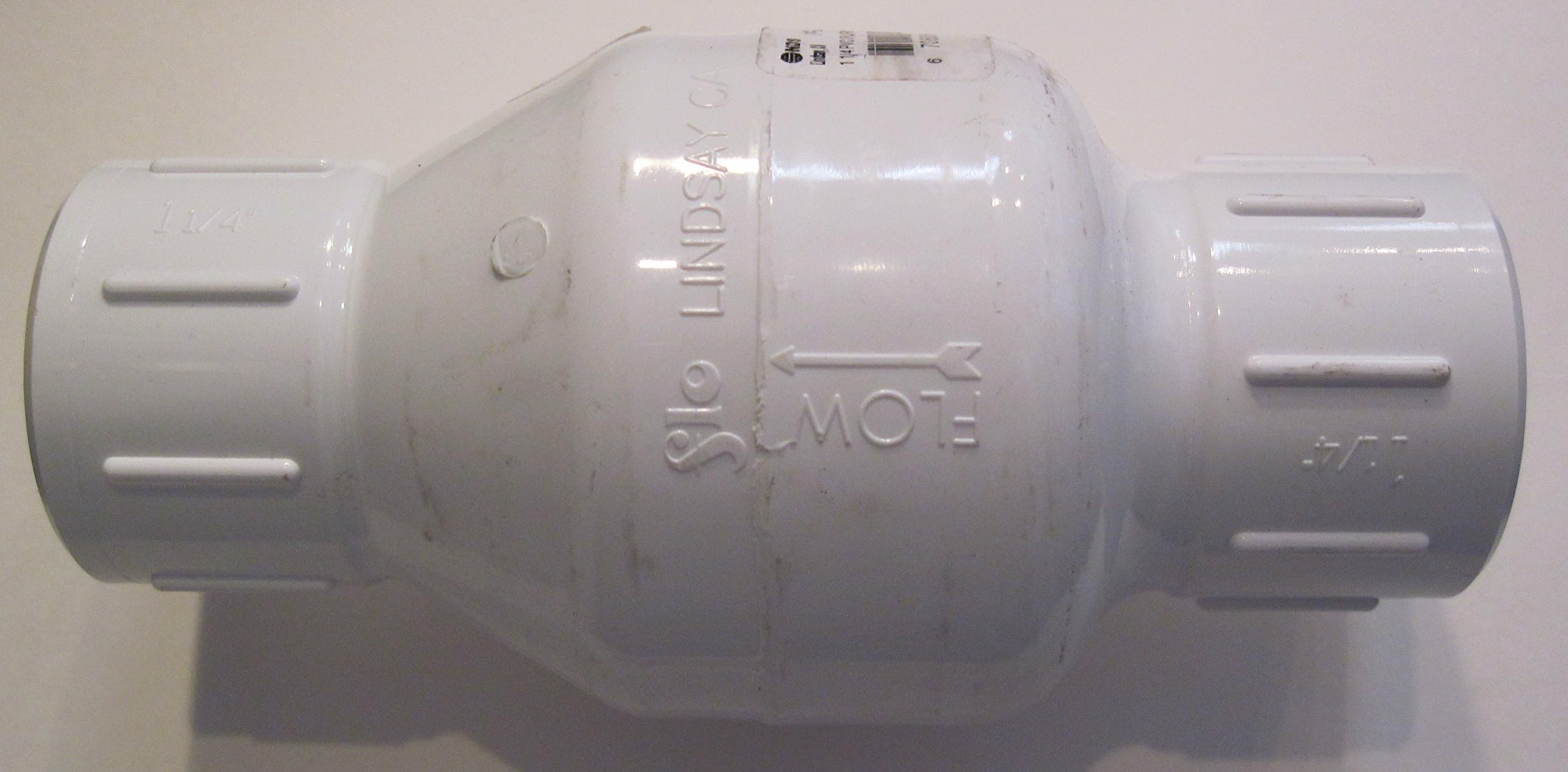 1 1/4" inline spring loaded SILENT check valve - Amazon.com