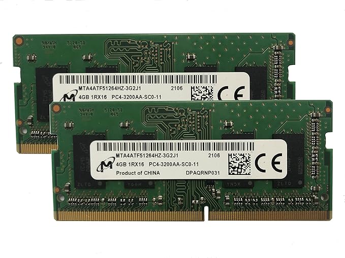 Amazon.in: Buy MICRON 8GB KIT(2 x 4GB) DDR4 3200MHz PC4-25600 1.2V 1R x ...