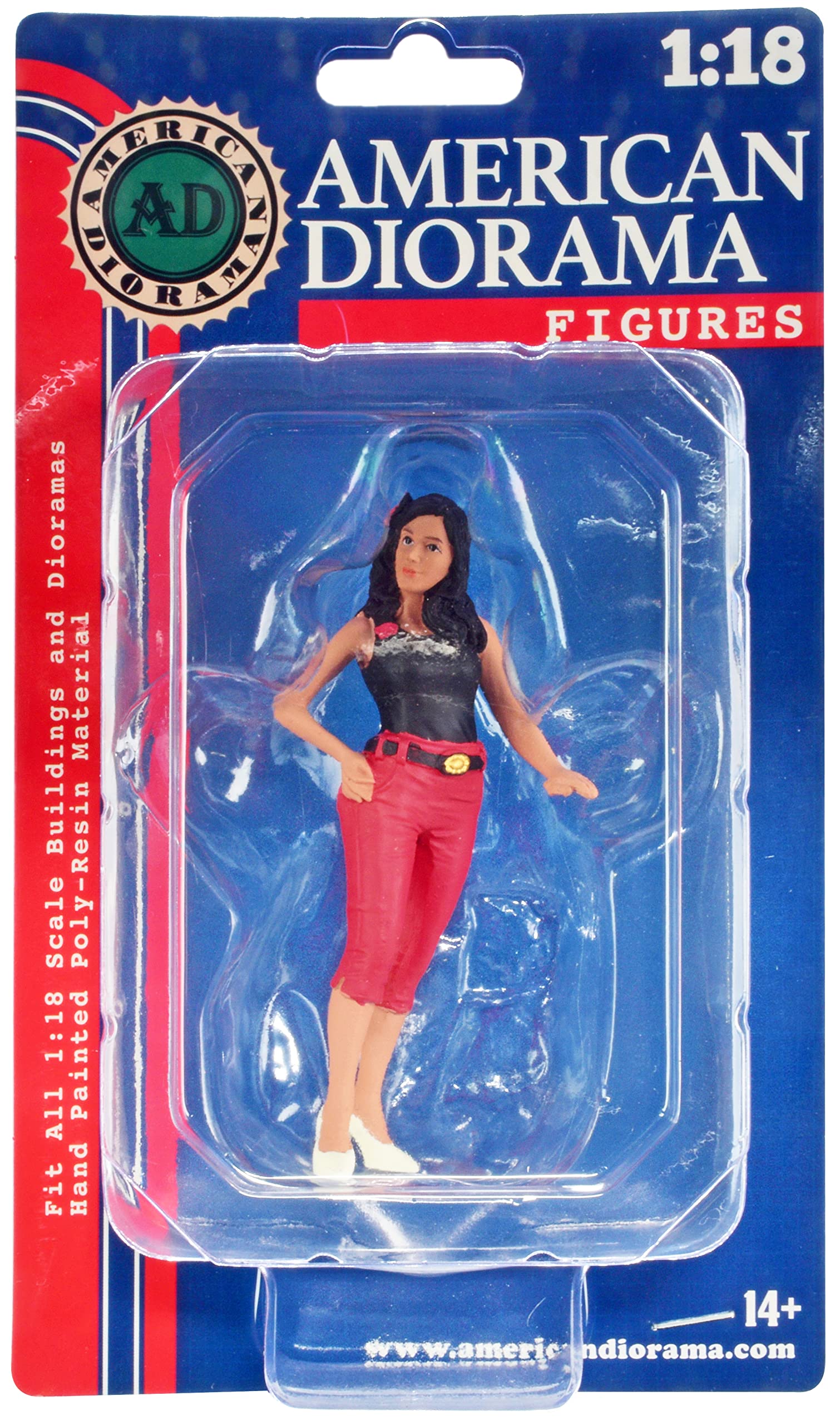 Amazon.com: American Diorama Pin-Up Girls Carroll Figure for 1/18 Scale ...