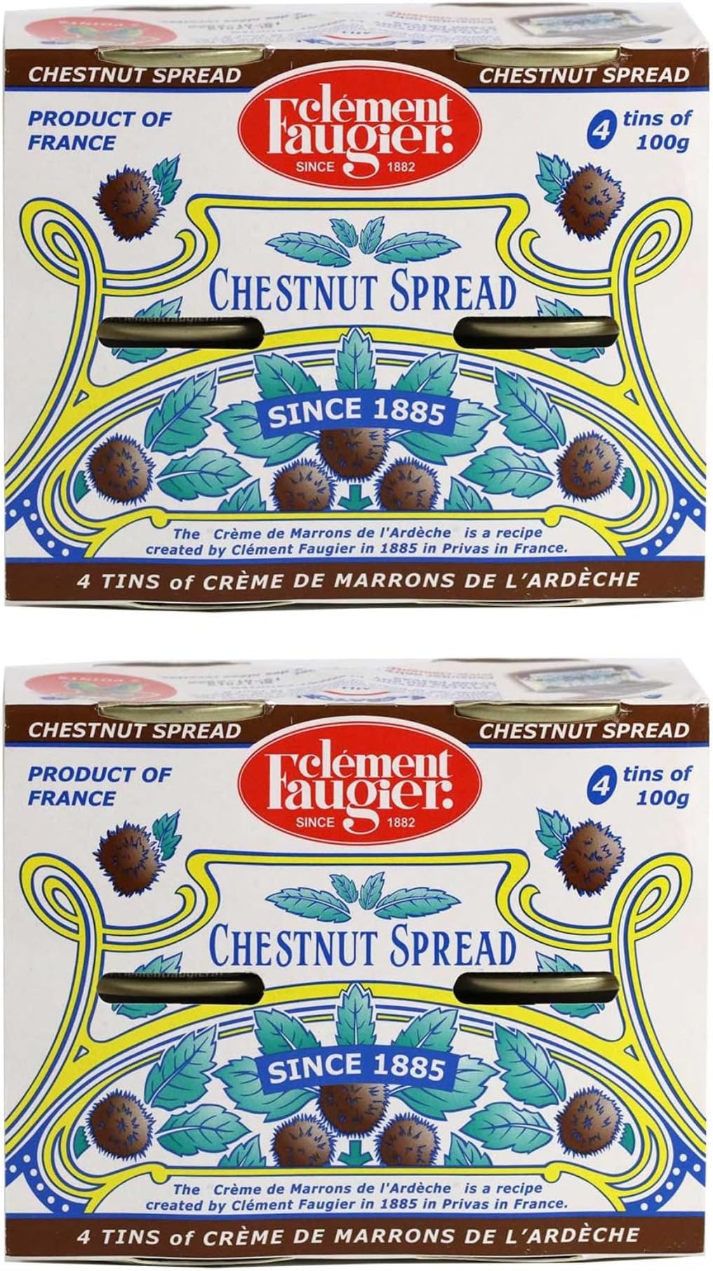 Amazon.com: Clement Faugier Gourmet Chestnut Spread From France Vanilla ...