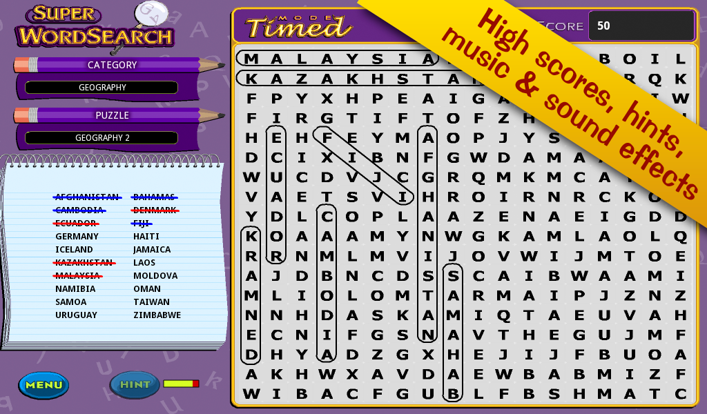 Super Word Search! - Seek and Find Puzzles - App on Amazon Appstore
