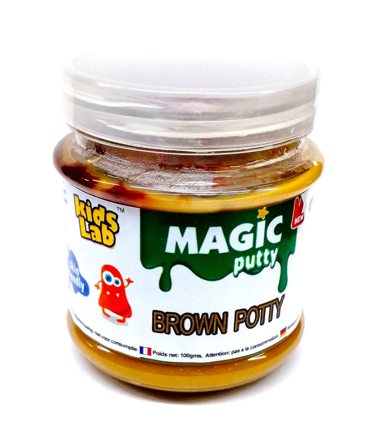 Buy KidsLab Magic Putty Brown Potty Skin Friendly New 100gms Online at ...